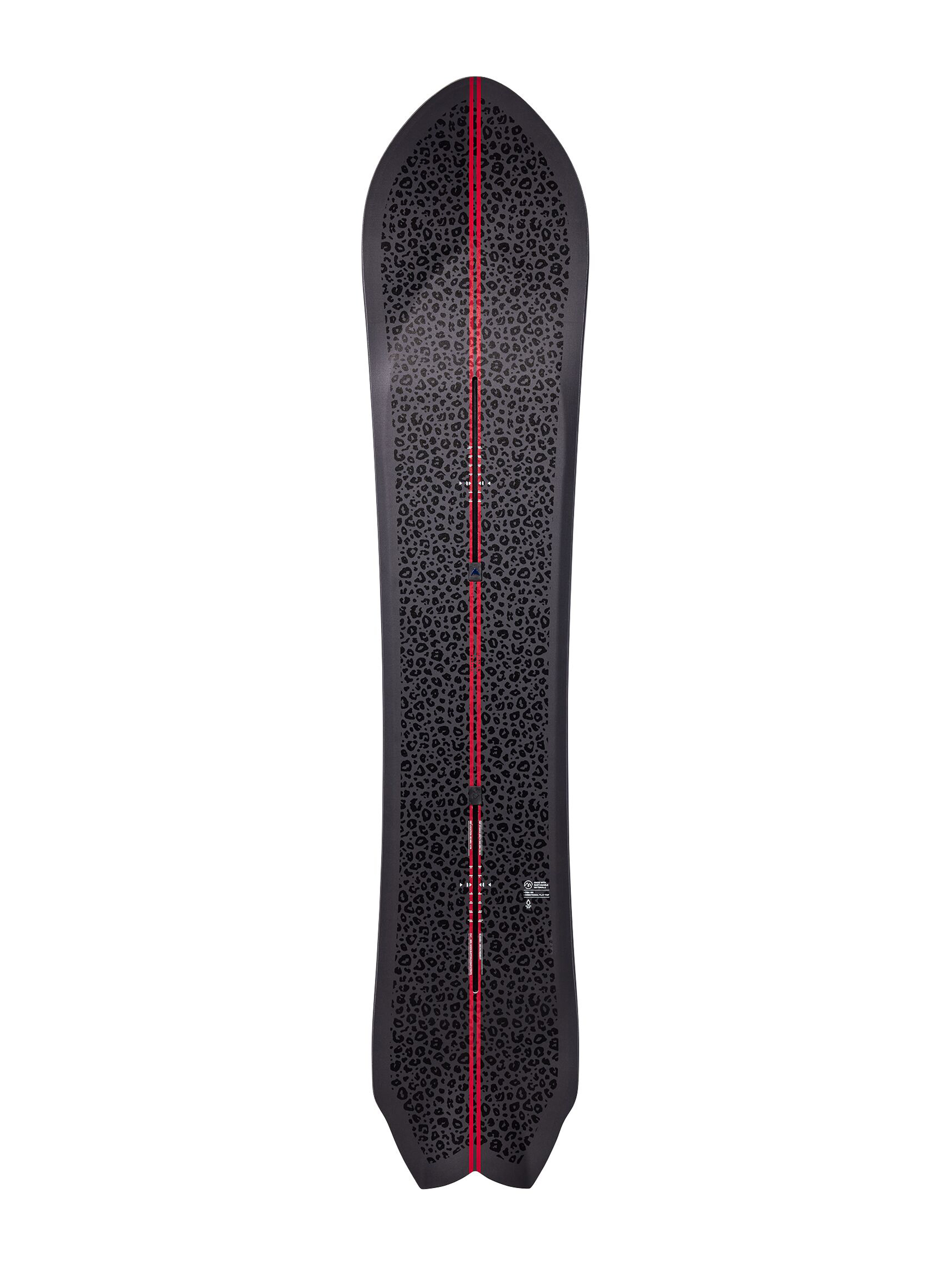 Burton Fish 3D Directional Flat Top Snowboard - multicolor