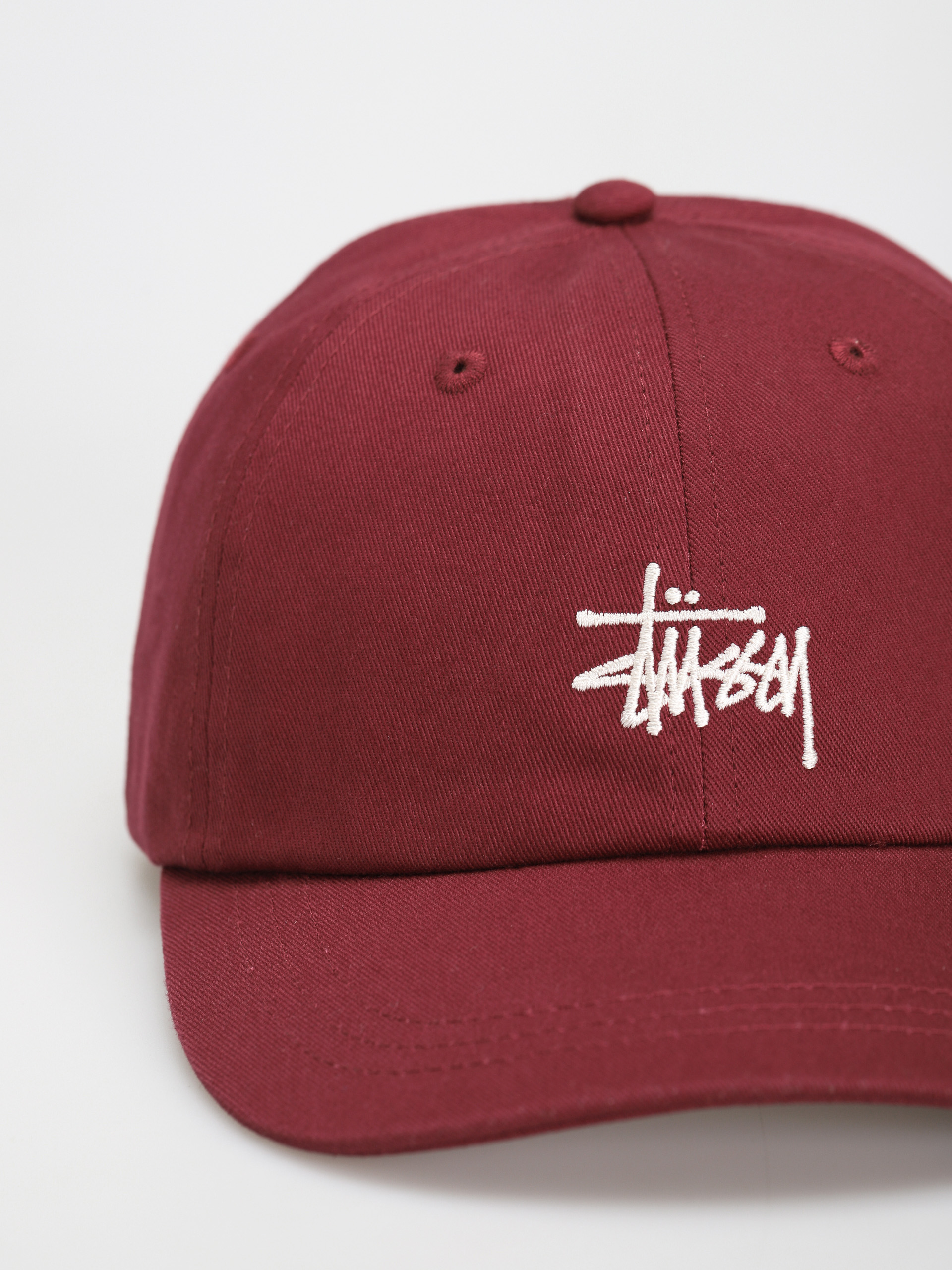 Stussy Basic Stock Low Pro Cap - burgundy (burgundy)