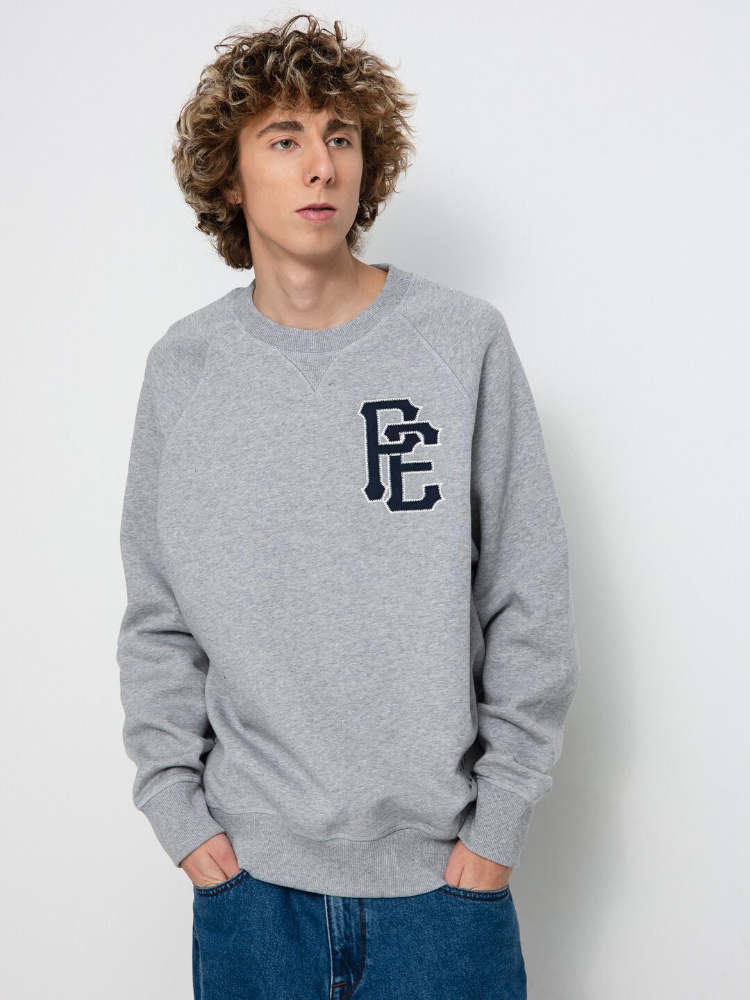 Element Pexe Crest Crew Sweatshirt - grey (grey heather)