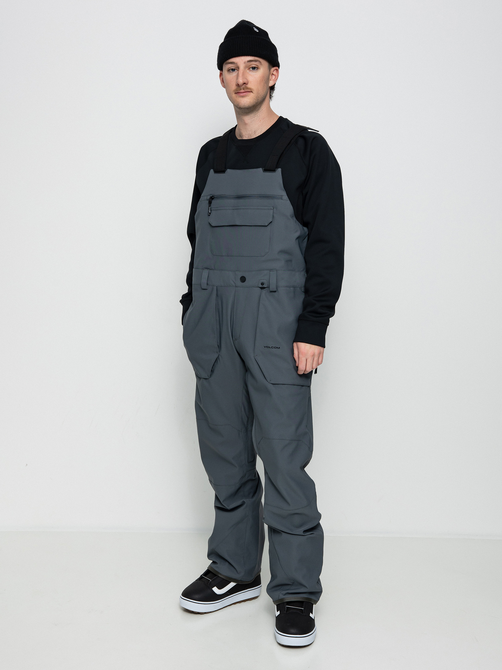 Volcom Roan Bib Overall Snowboard pants - grey (dark grey)