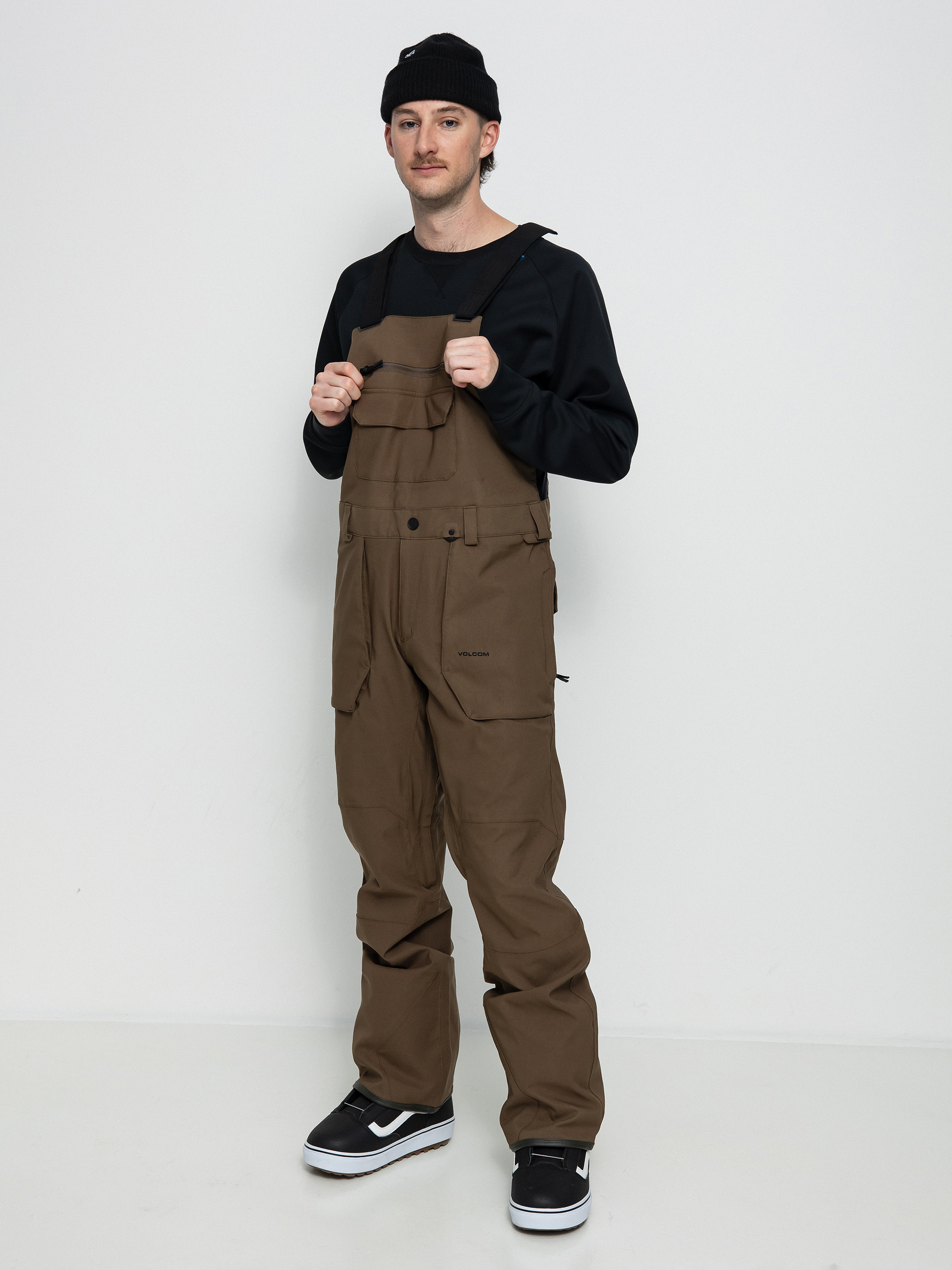 Volcom Roan Bib Overall Snowboard pants - green (dark teak)