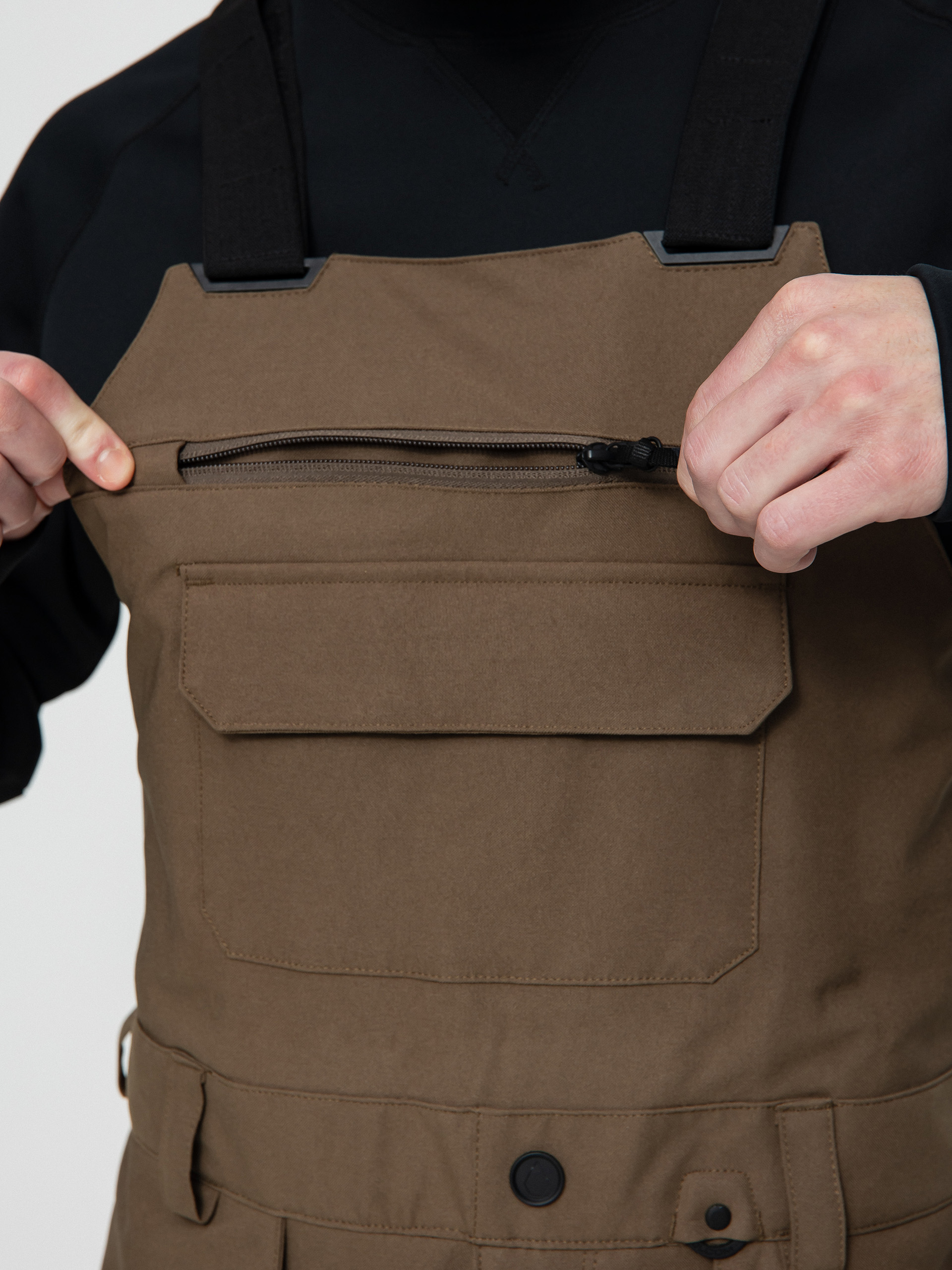 Volcom Roan Bib Overall Snowboard pants (dark teak)