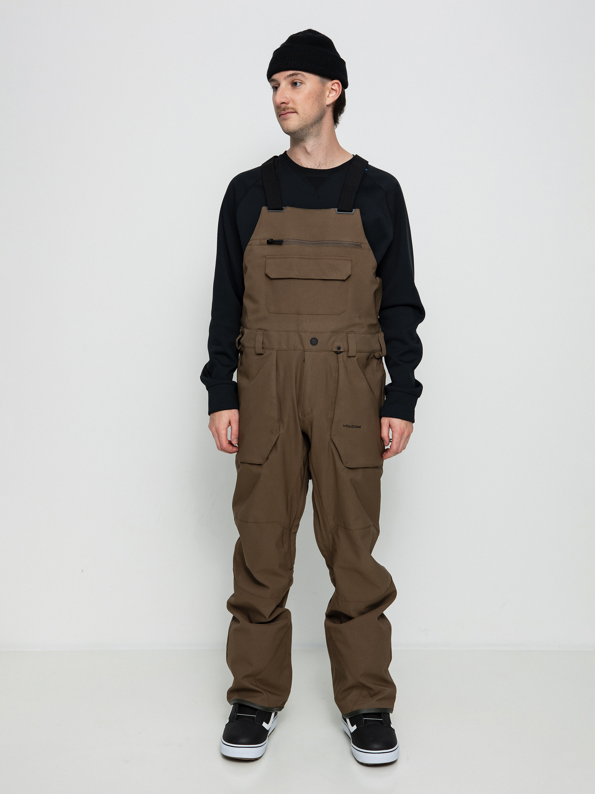 Volcom Roan Bib Overall Snowboard pants (dark teak)