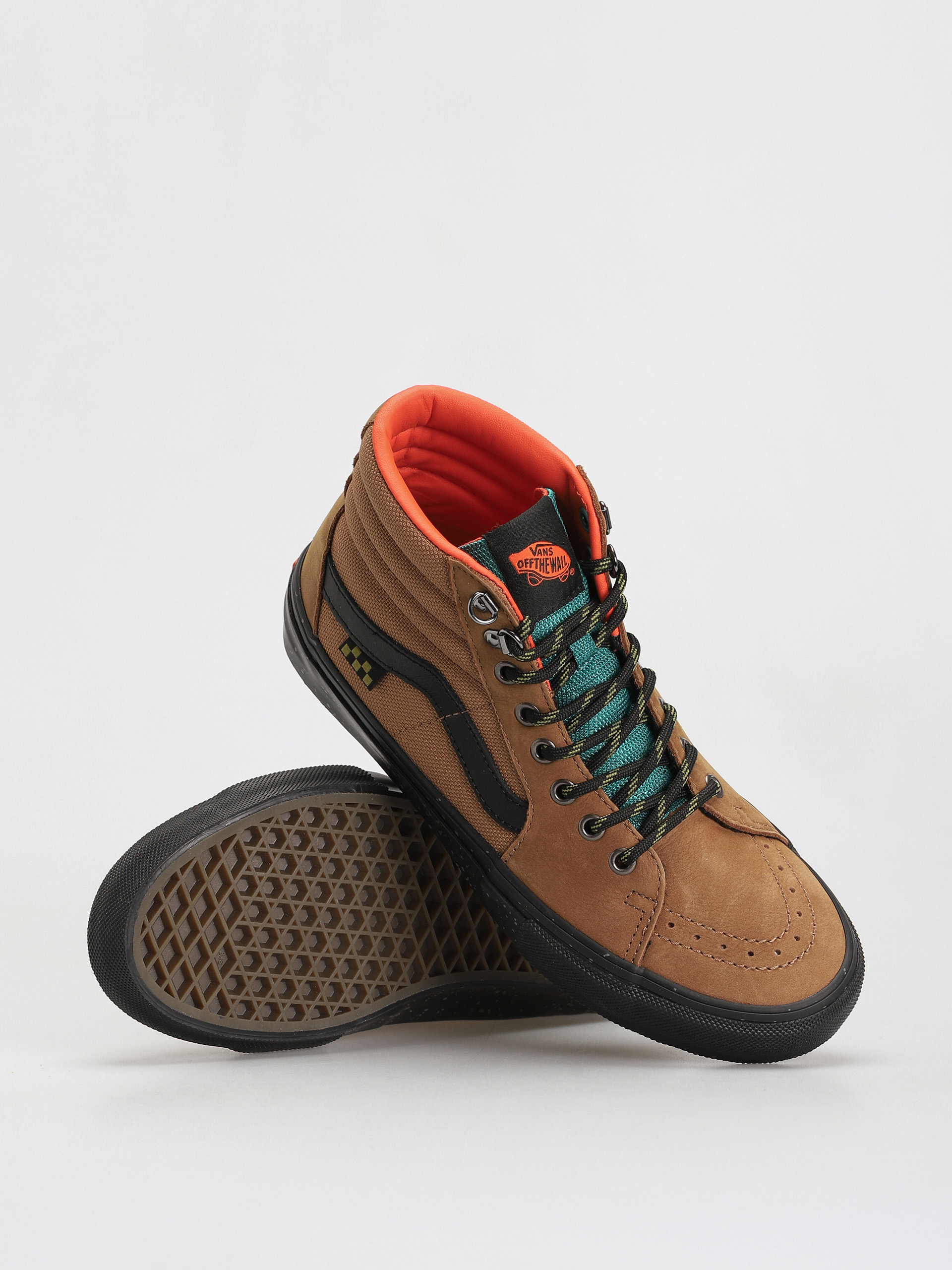 Vans Skate Sk8 Hi Shoes (outdoor brown/black)