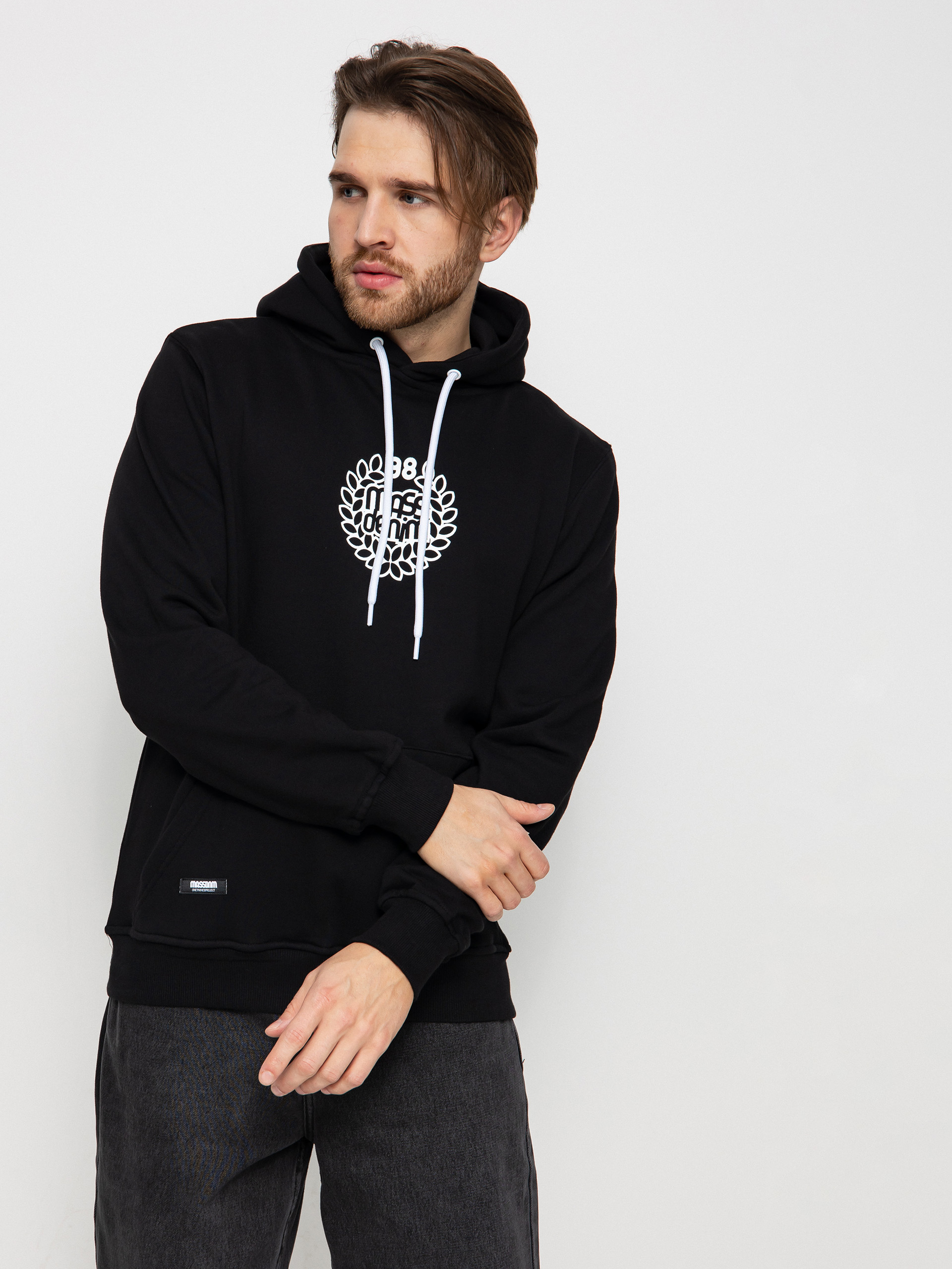 MassDnm Base Medium Logo HD Hoodie (black)