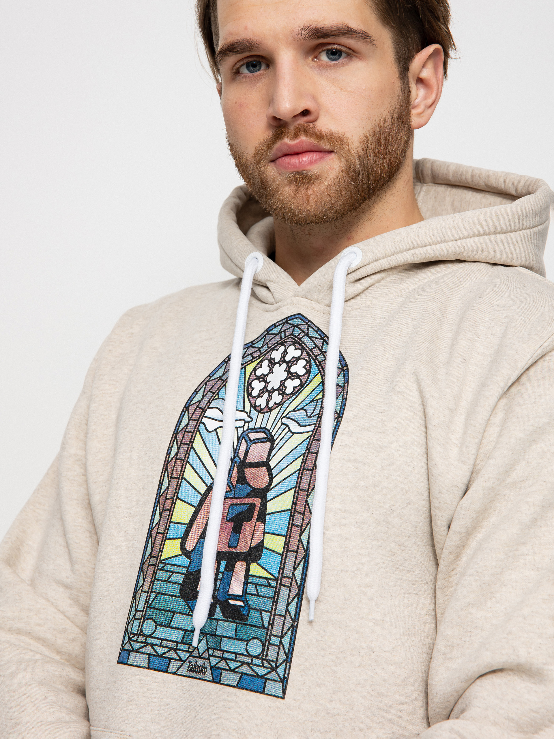 Tabasko Stainede Glass HD Hoodie (ecru)