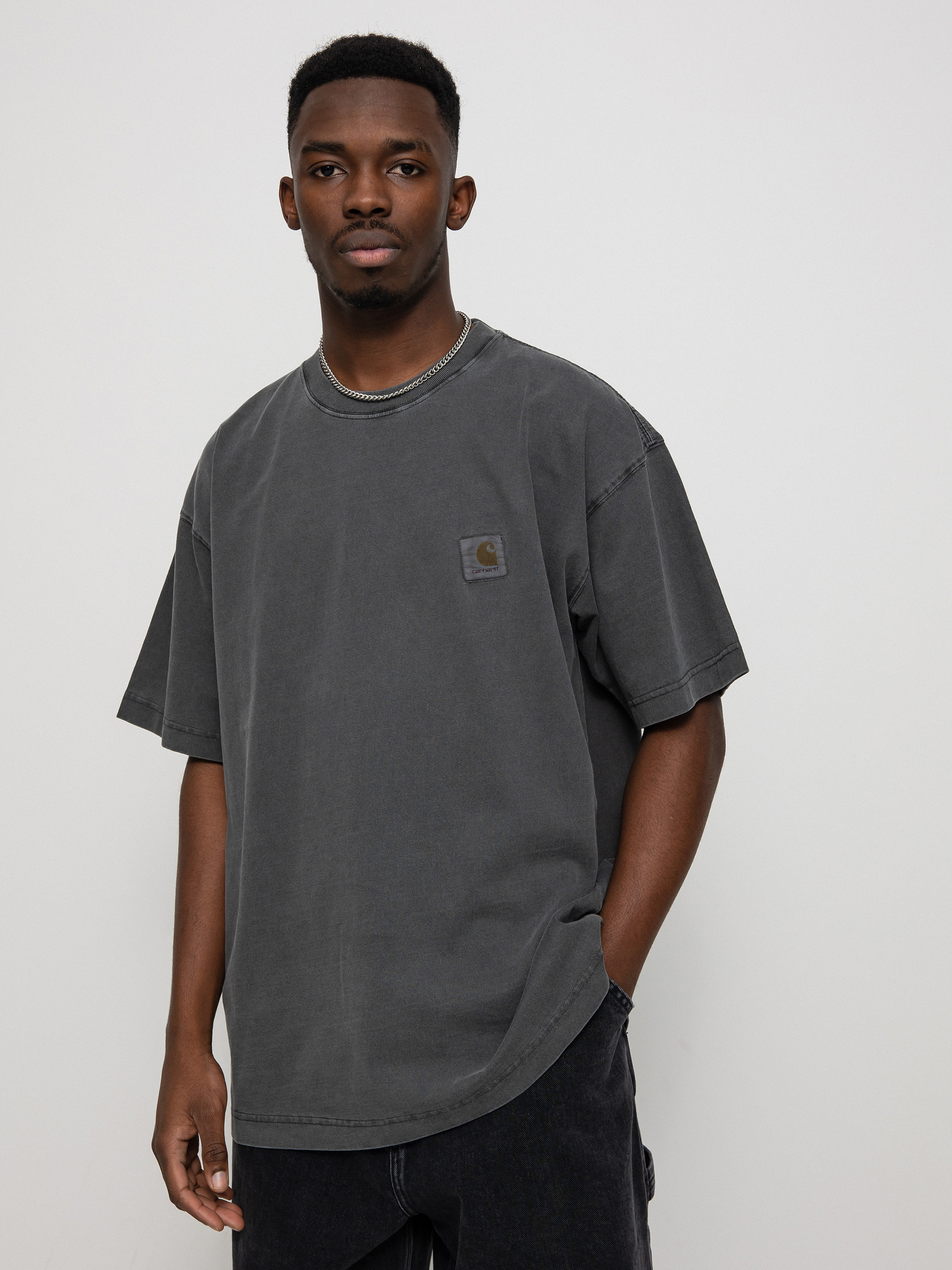 Carhartt WIP Vista T-shirt - black, grey (vulcan)