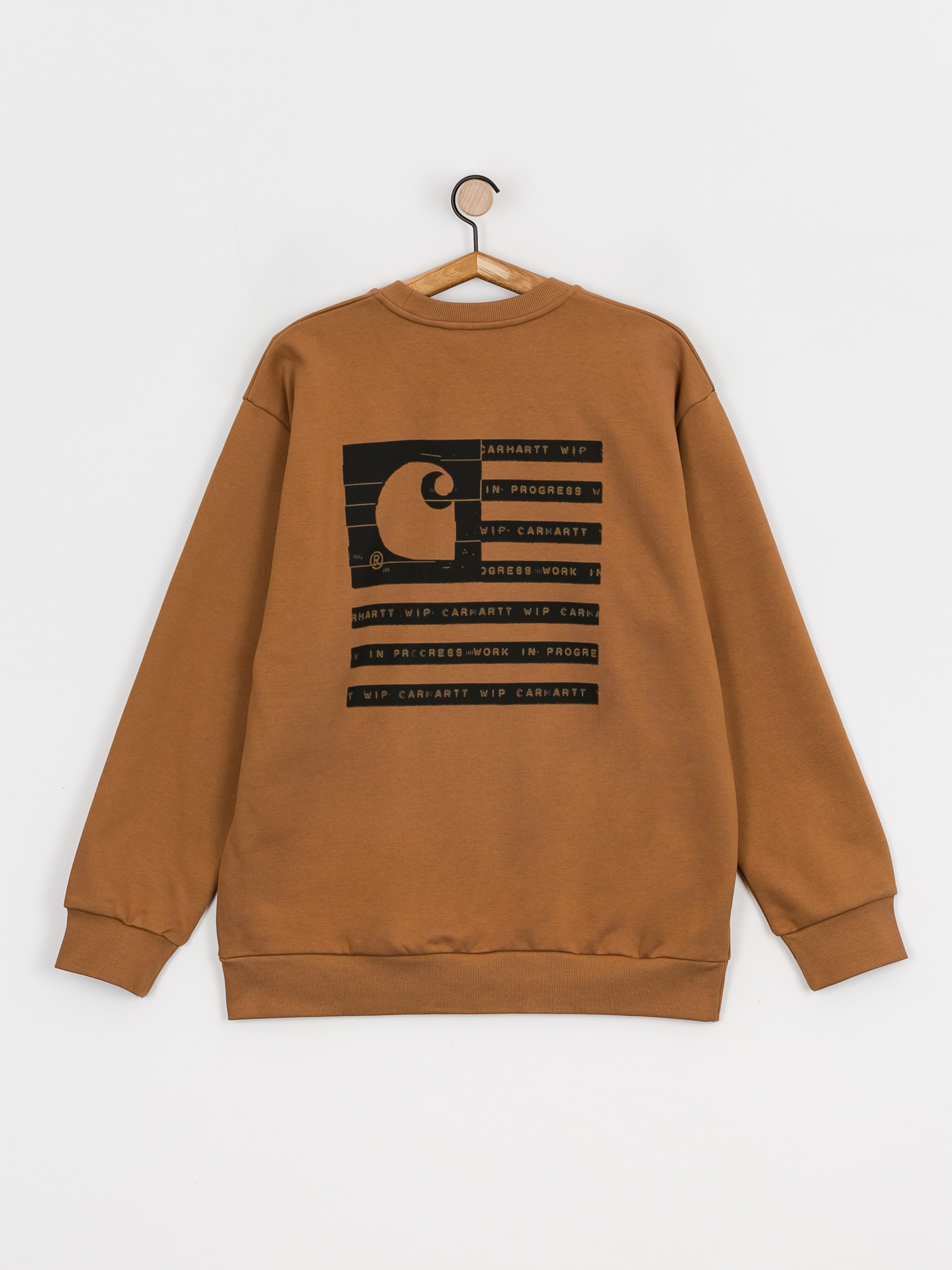 Carhartt WIP Label State Flag Sweatshirt (hamilton brown/black)