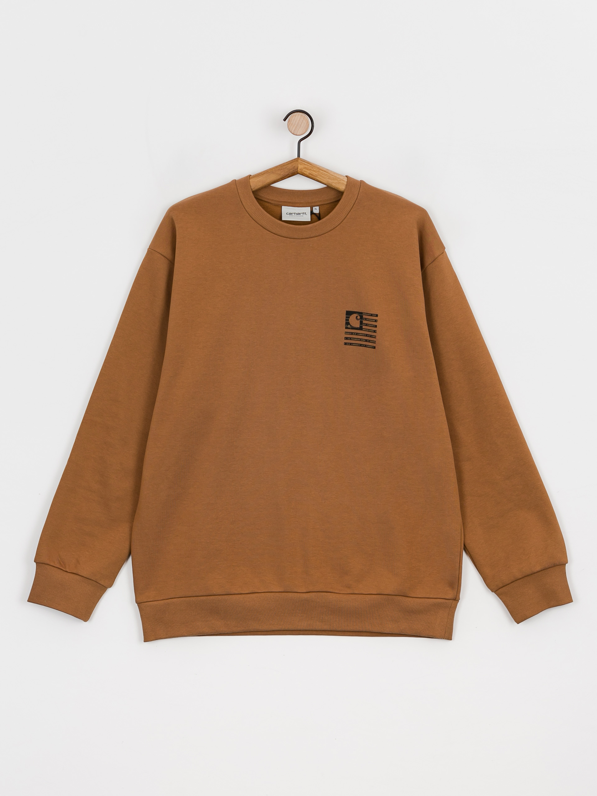 Carhartt WIP Label State Flag Sweatshirt (hamilton brown/black)