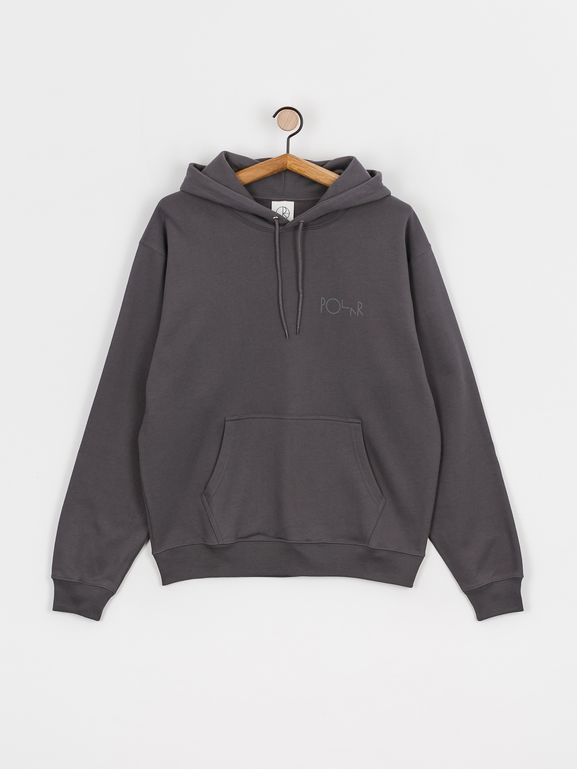 Polar Skate Stroke Logo HD Hoodie (graphite)