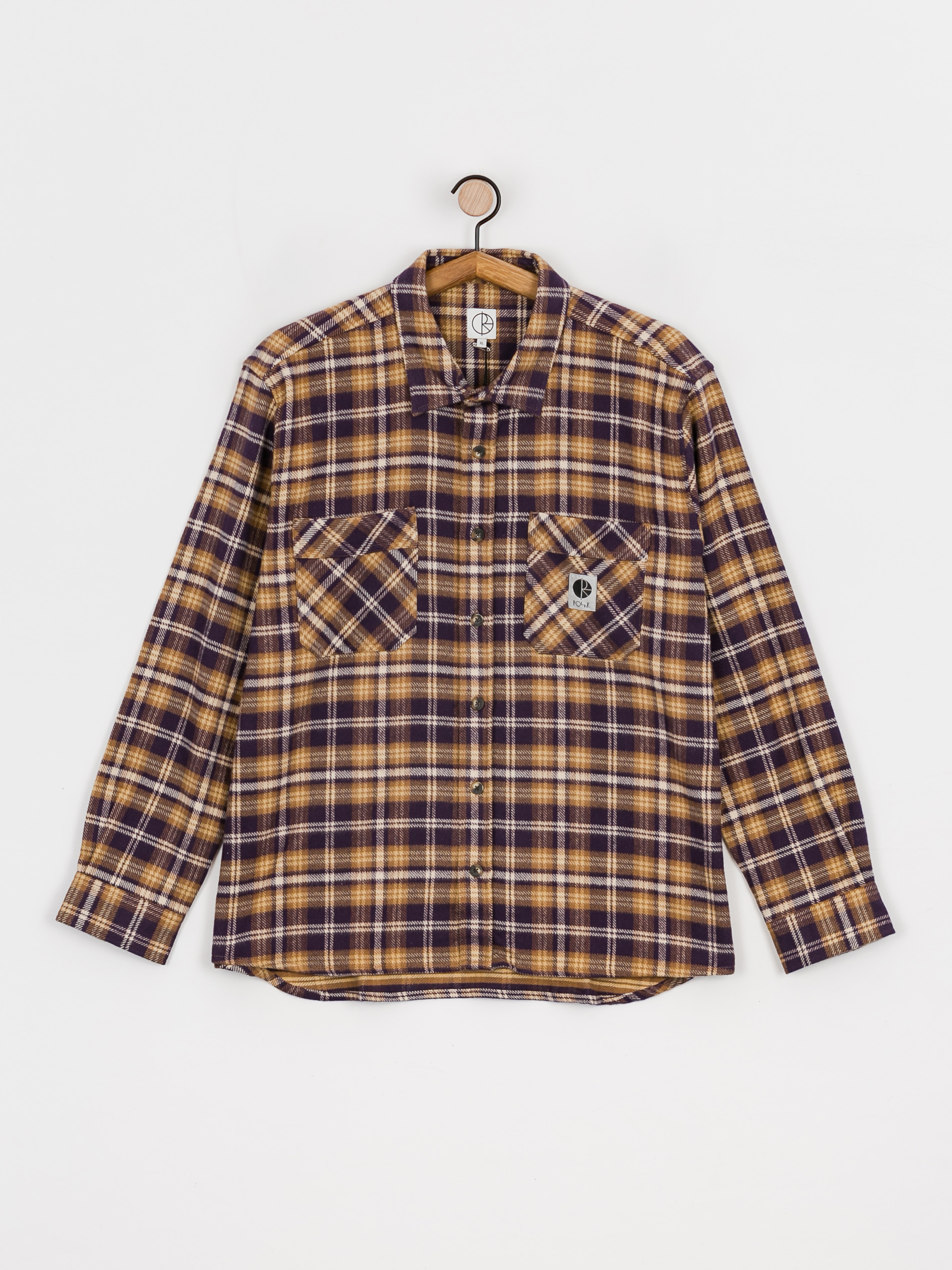 Polar Skate Flannel Shirt (plum)