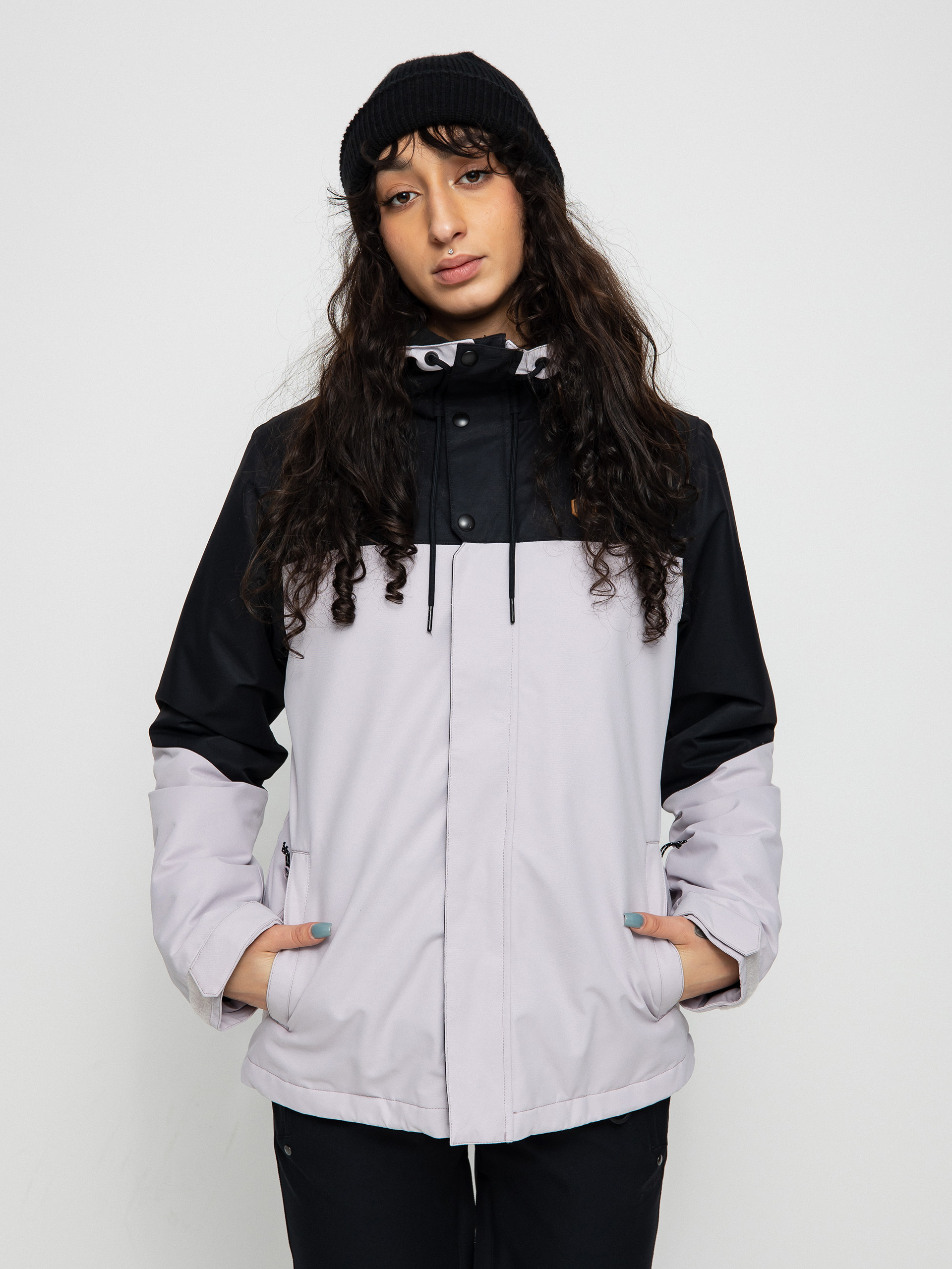 Volcom Bolt Ins Snowboard jacket Wmn - black, grey (amethyst smoke)