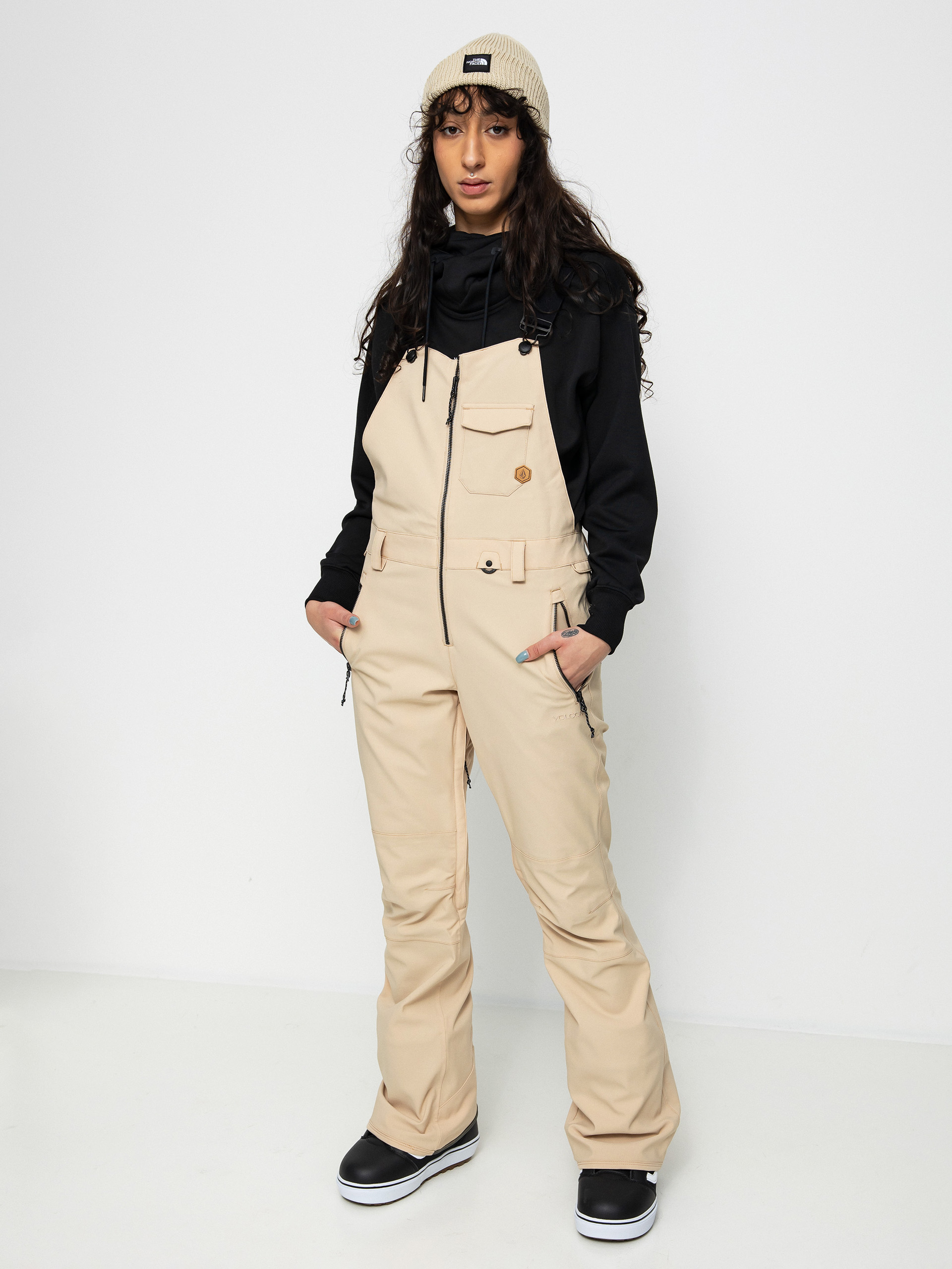 Volcom Swift Bib Overall Snowboard pants Wmn - beige (sand)