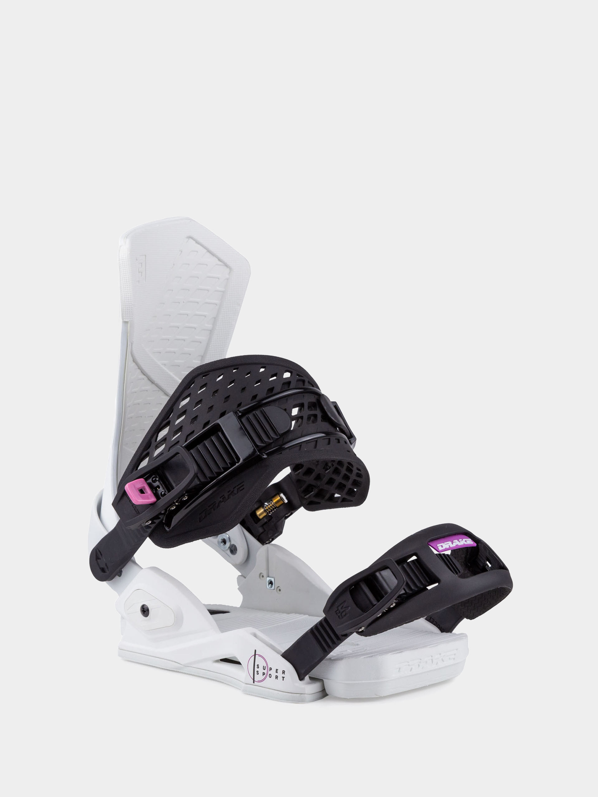 Drake Super Sport Snowboard bindings (white/black)
