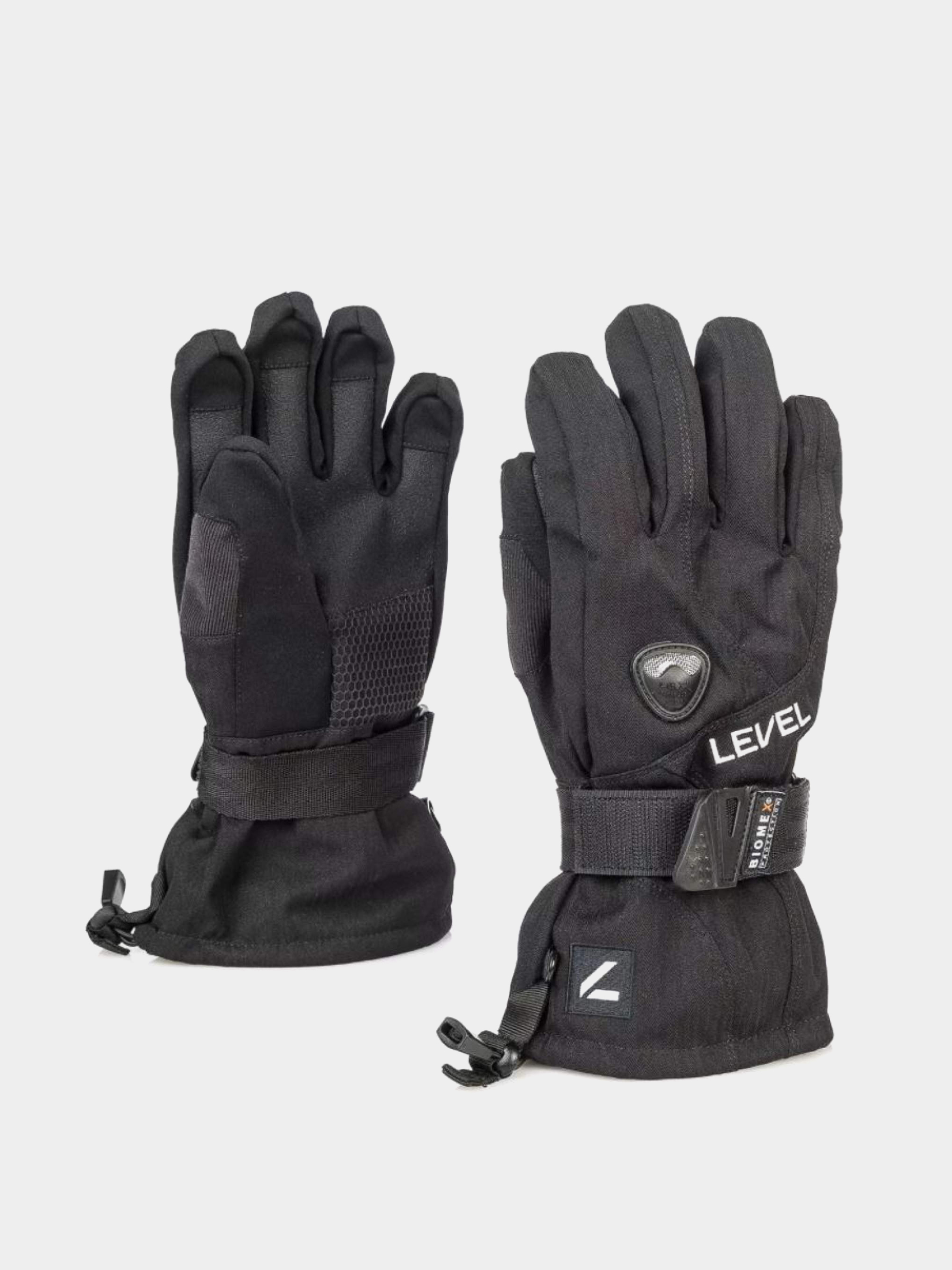 Level Gloves snowboardowe Fly Junior - black (blk)