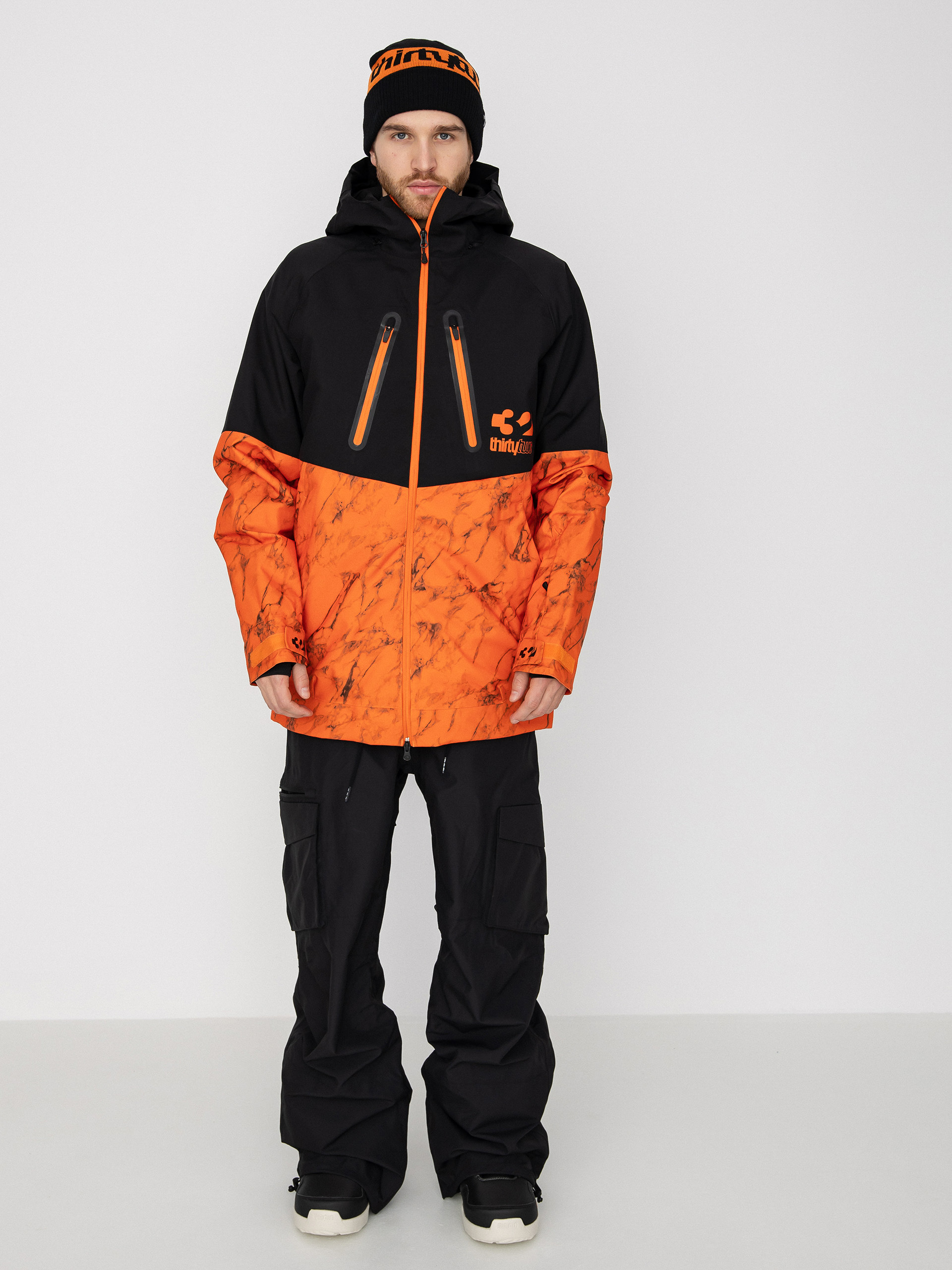 ThirtyTwo Tm 3 Snowboard jacket - black, orange (black/orange)