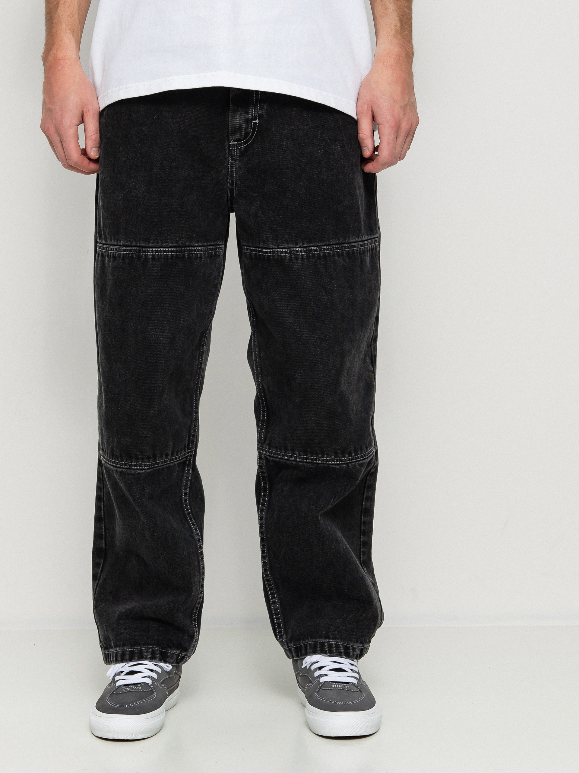 Polar Skate 93! Work Pants - black (washed black)