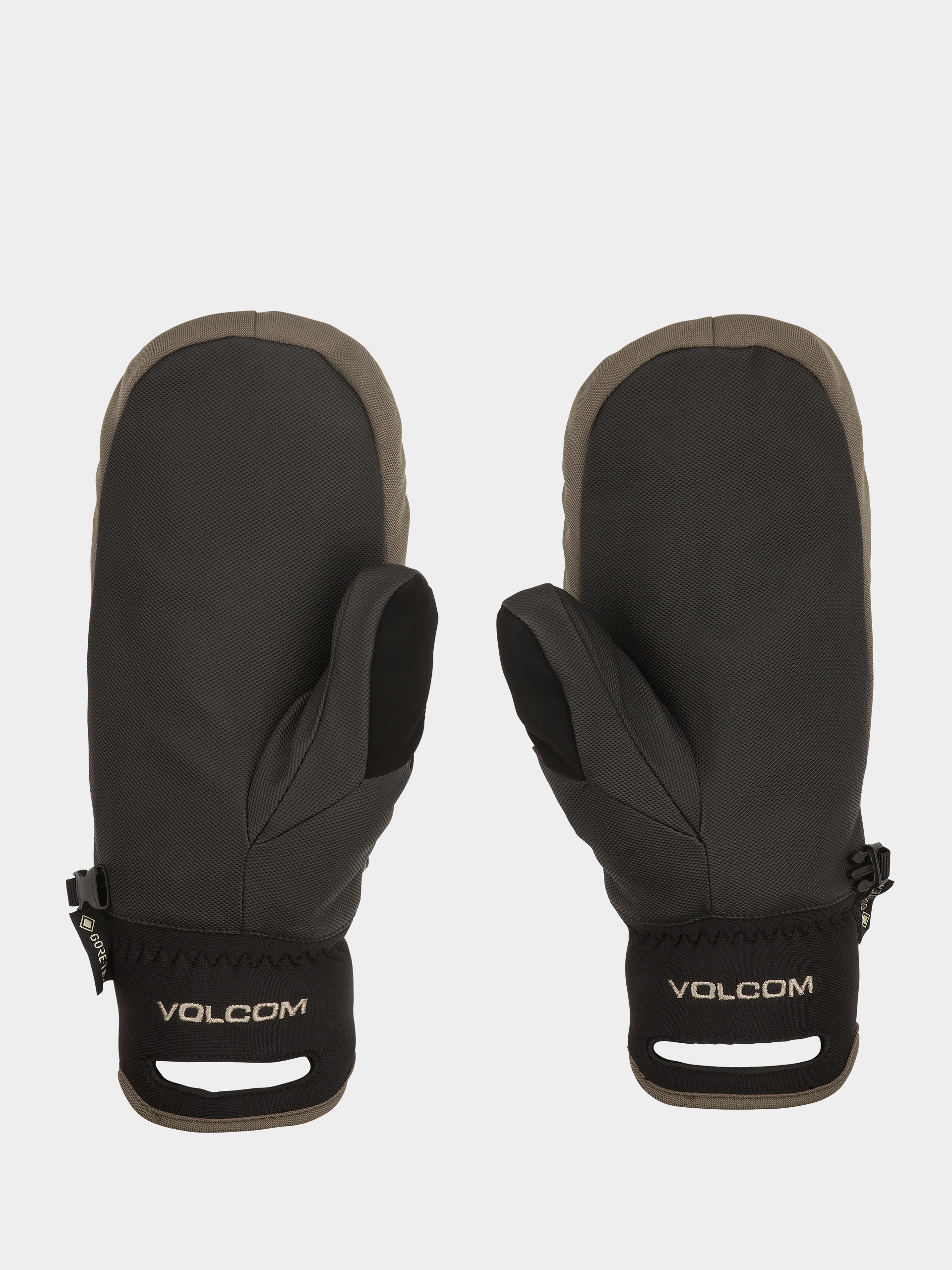 Volcom Stay Dry Gore Tex Mitt Gloves (dark teak)