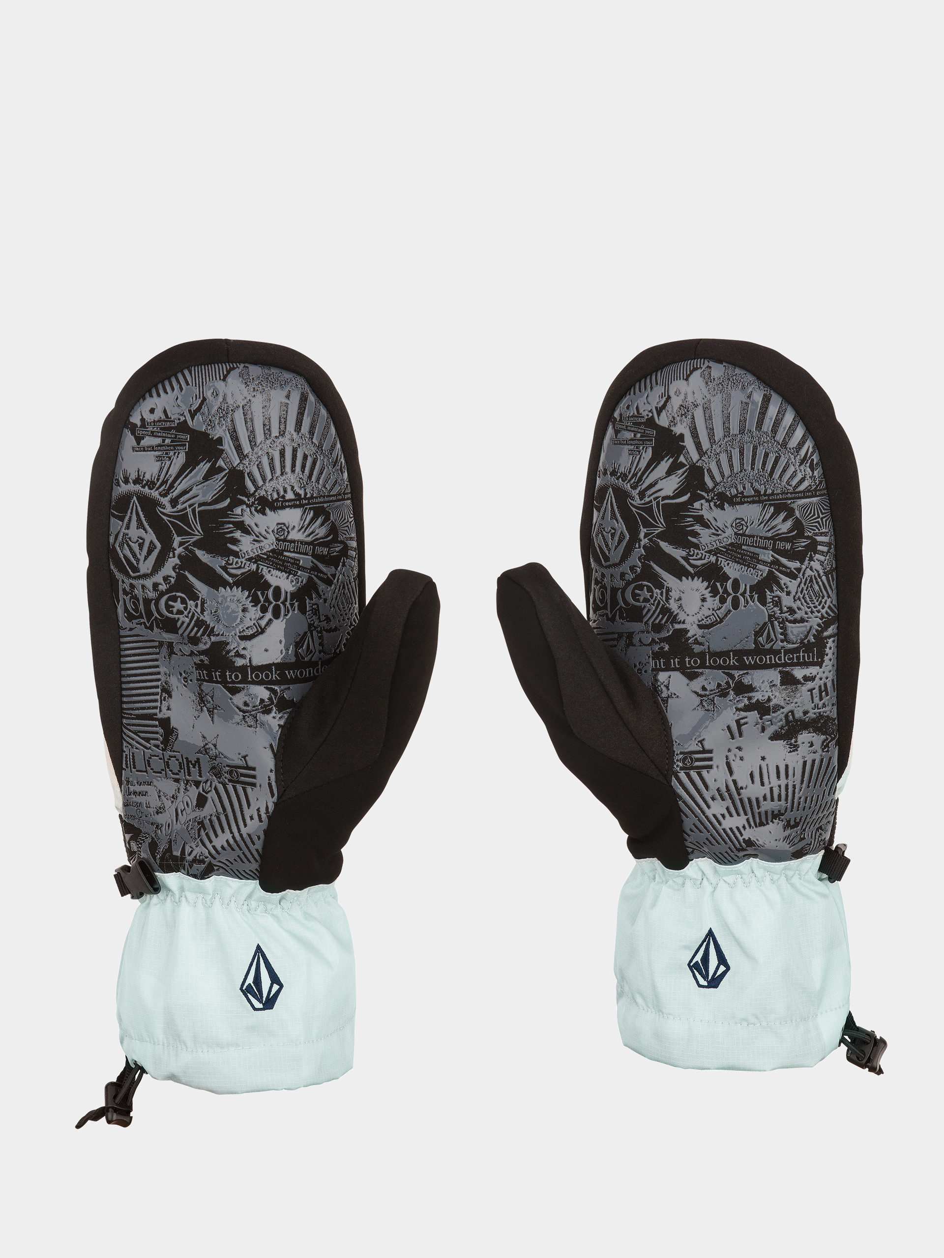 Volcom Stone Brighton Mitt Gloves (off white)