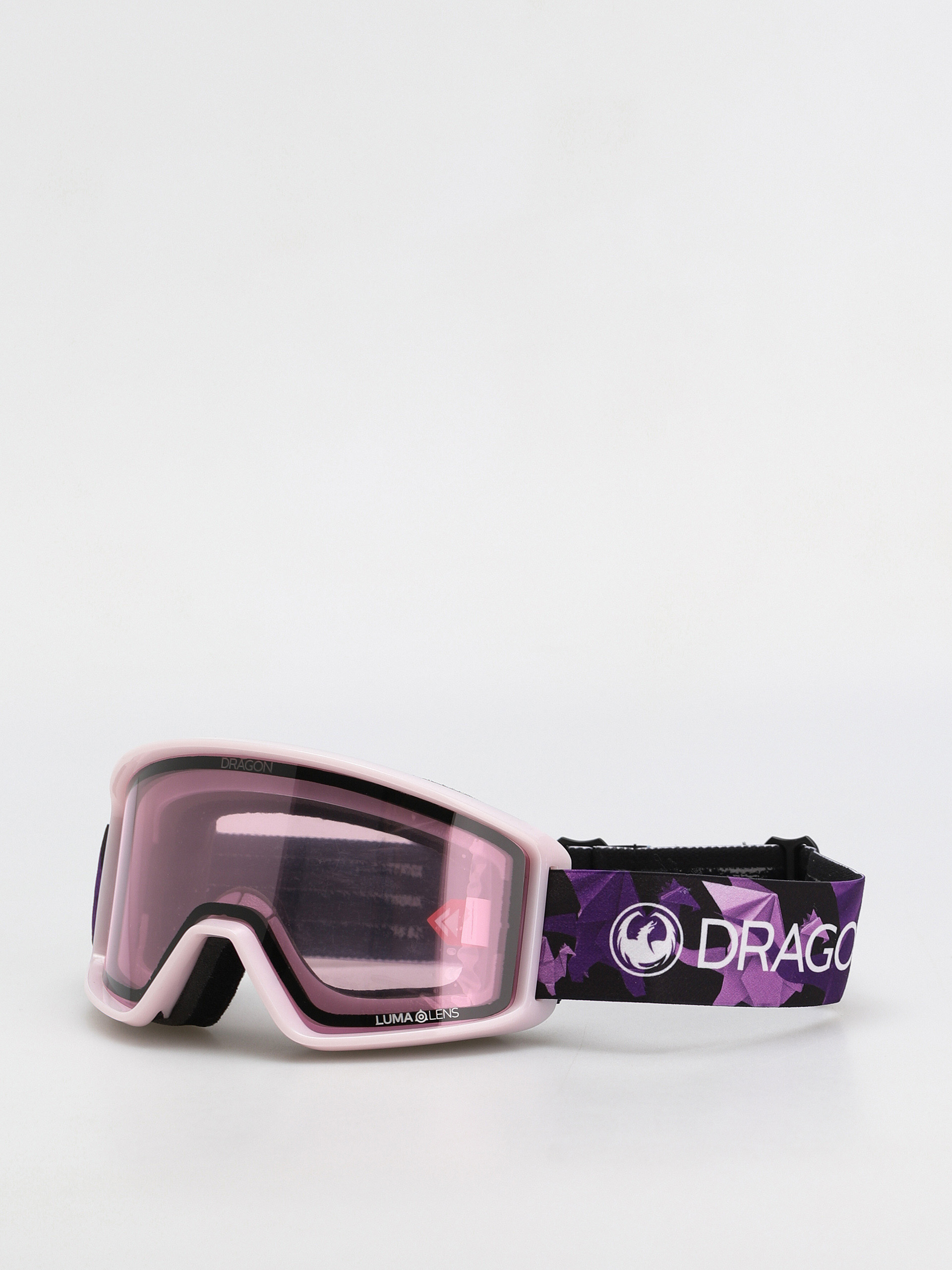 Dragon DXT OTG Goggles - black, pink (origami/lumalens light rose)
