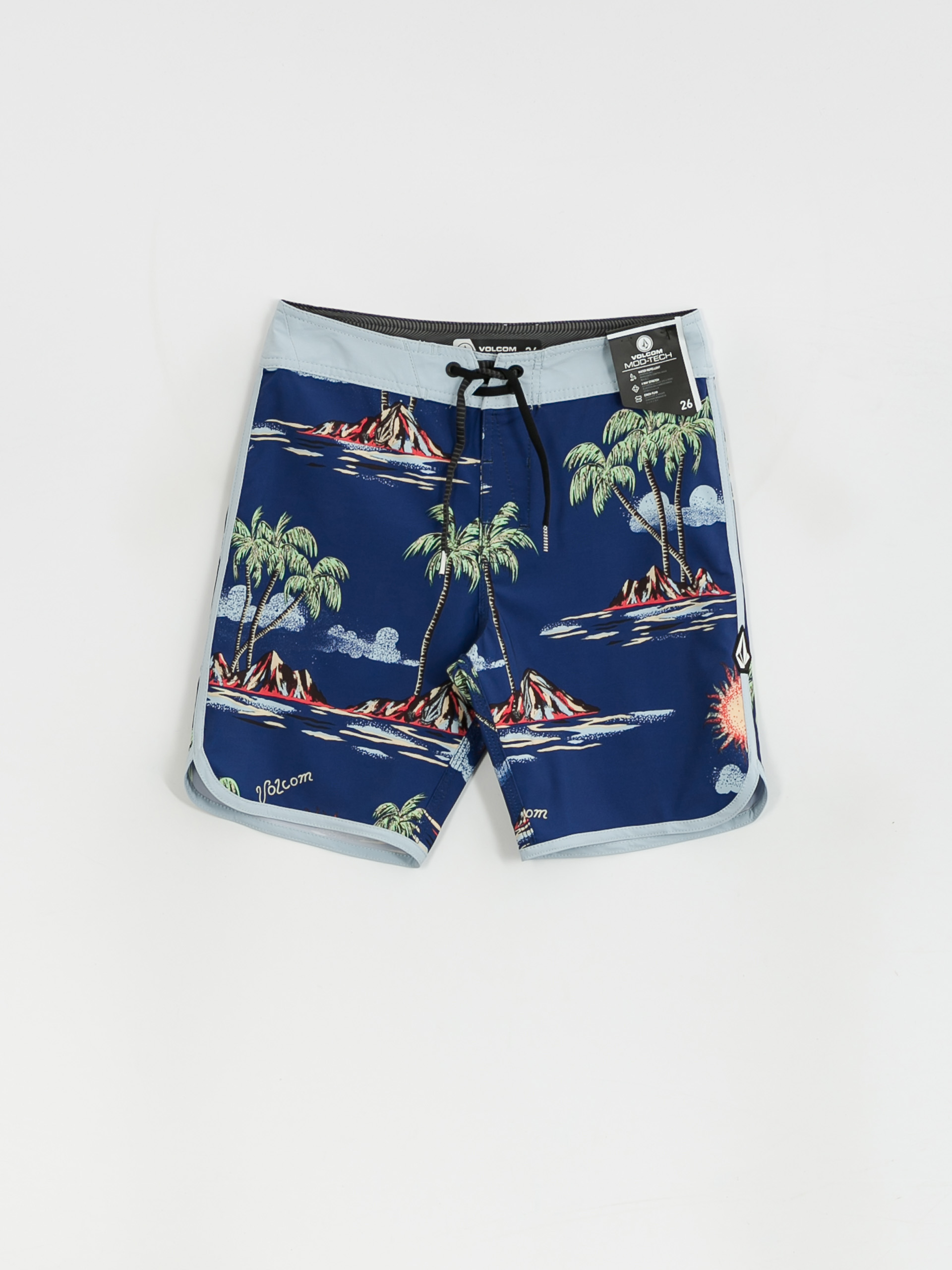 Volcom Isle Hoppa Scallop JR Boardshorts - blue (niagara)