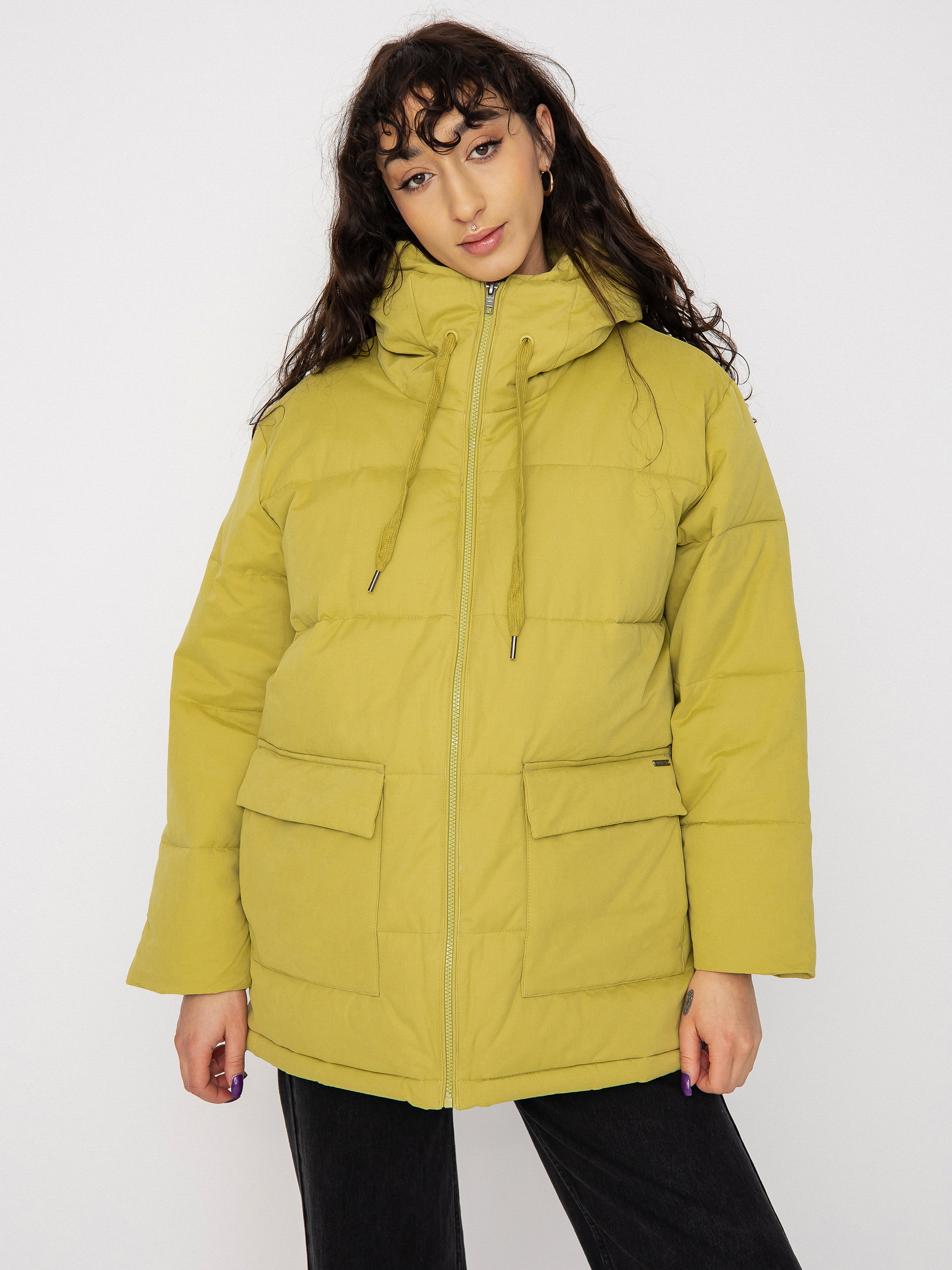 Billabong Mad For You Jacket Wmn - yellow (moss joy)