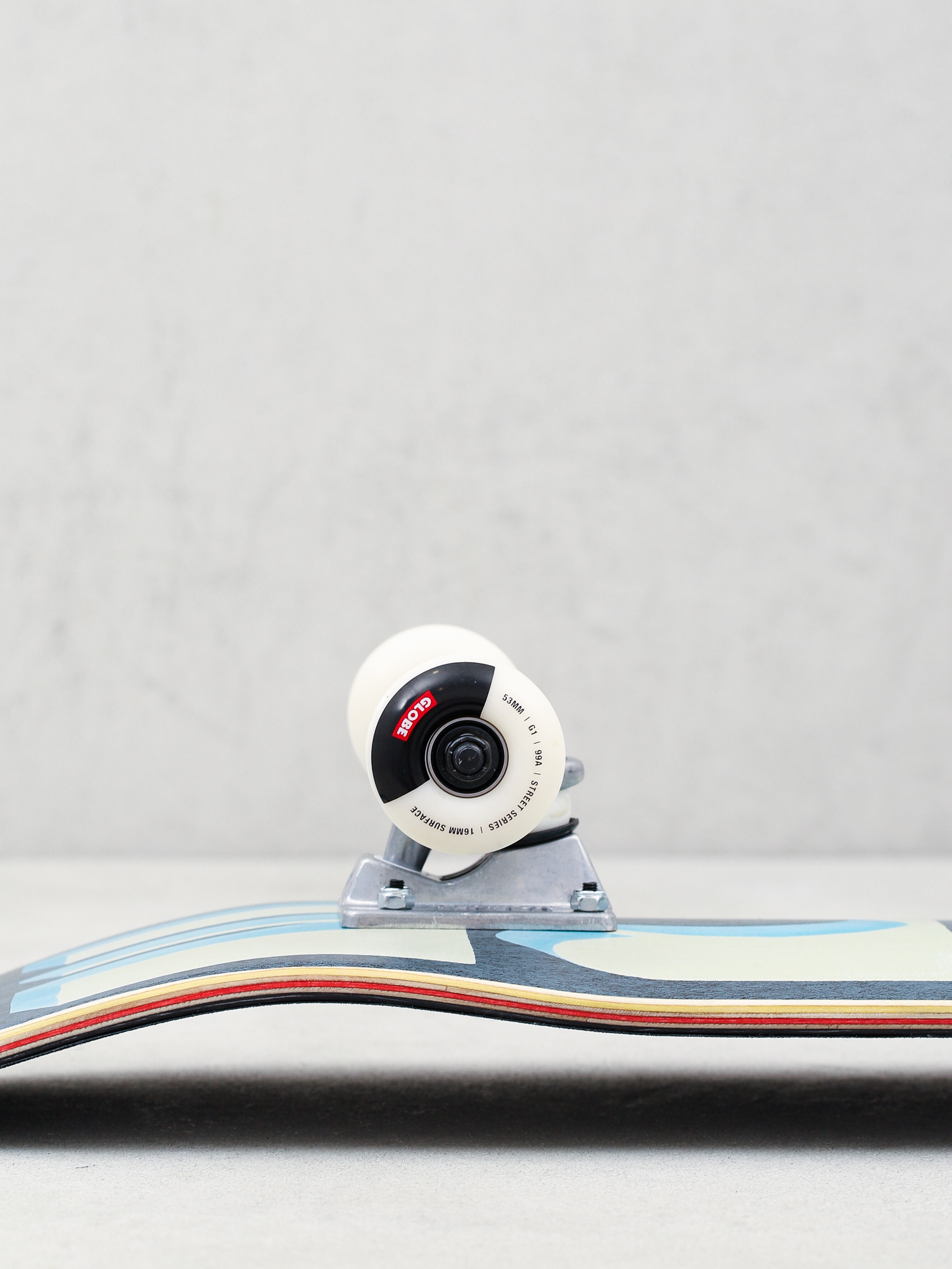 Globe G1 D Blocks Skateboard (black/yellow)