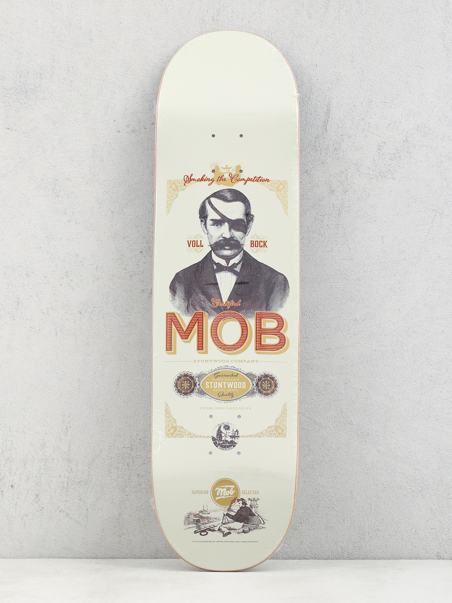 Mob Skateboards Smoking Deck (beige)