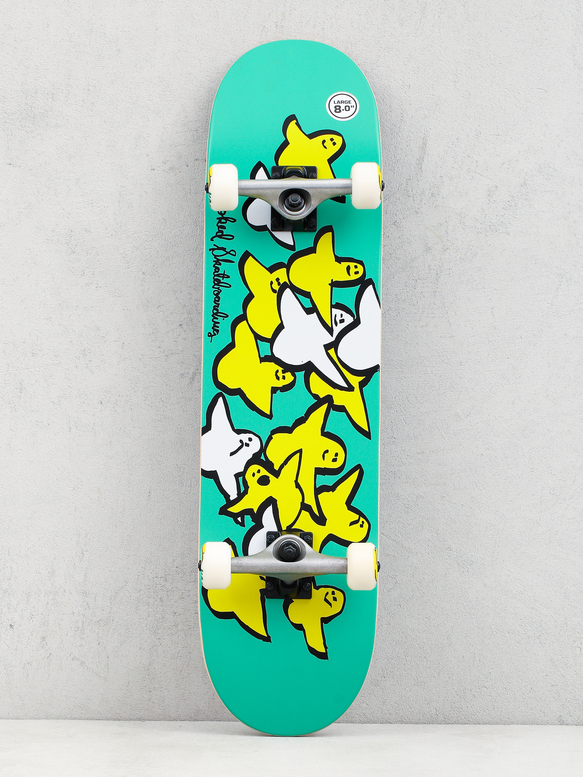 Krooked Birds Skateboard - green (mint)