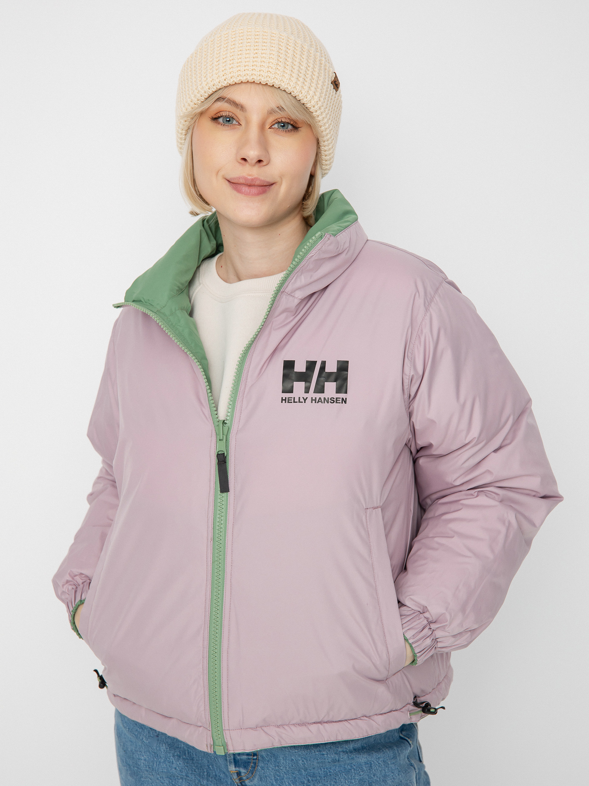 Helly Hansen Urban Reversible Jacket Wmn - pink, green (jade 2.0)