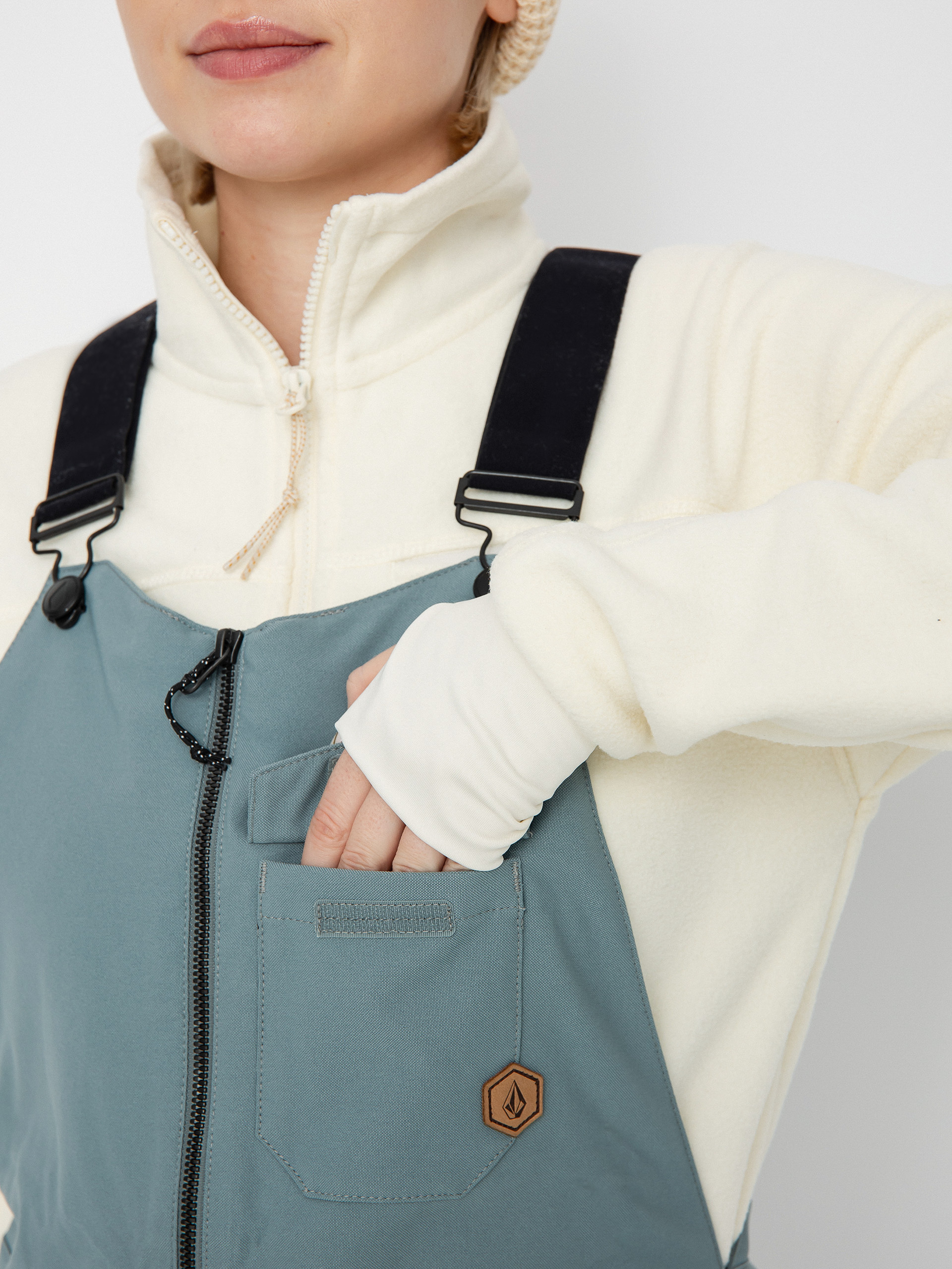 Volcom Swift Bib Overall Snowboard pants Wmn (green ash)