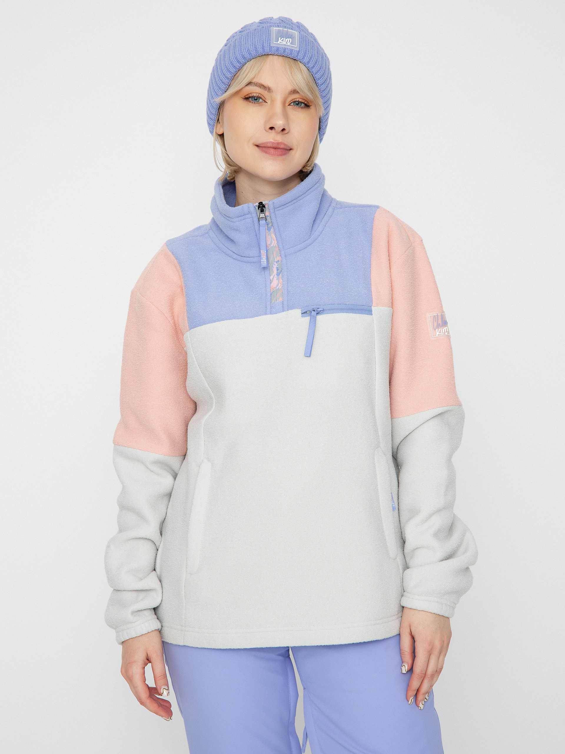 Roxy Chloe Kim Layer Fleece Wmn - grey (heather grey)