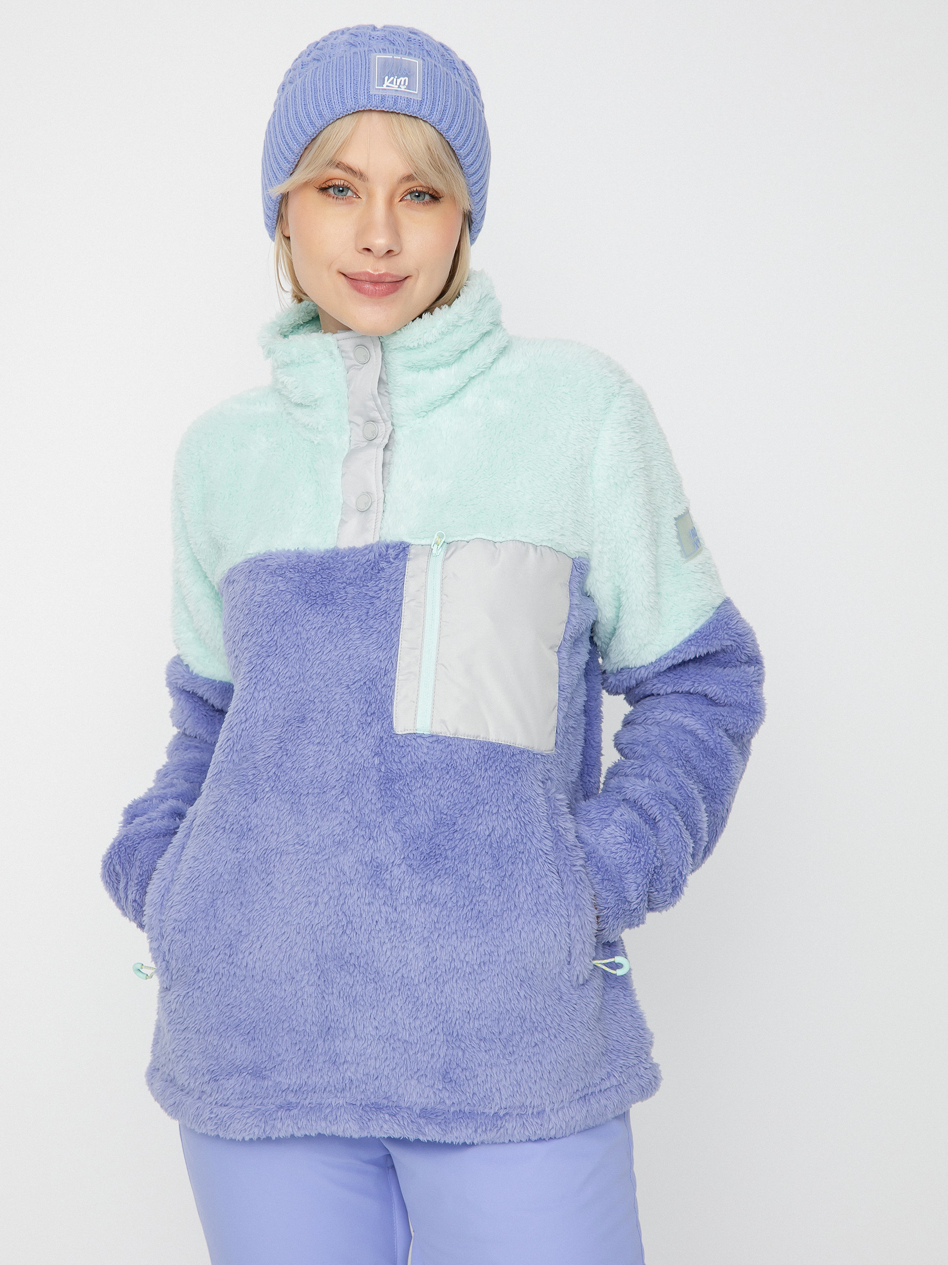 Roxy Alabama Fleece Wmn - blue, violet (easter egg)