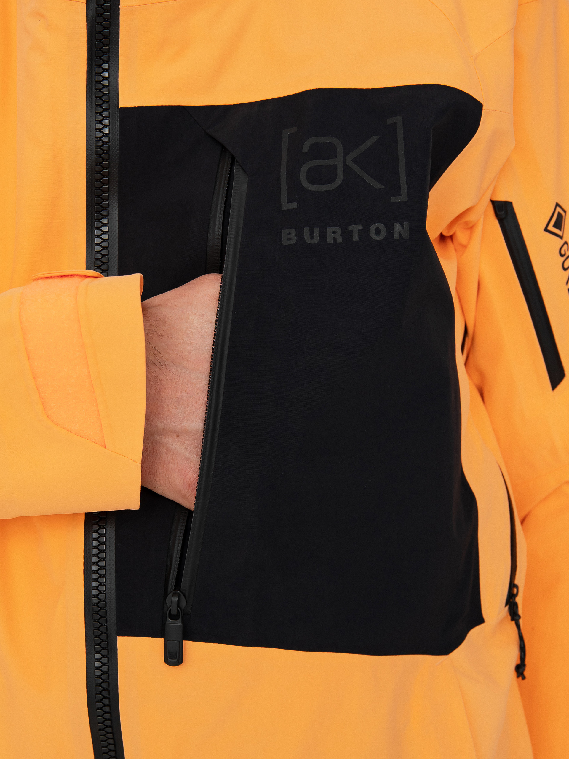 Burton Ak Cyclic Gore Tex 2L Snowboard jacket - black (salmon buff/true ...