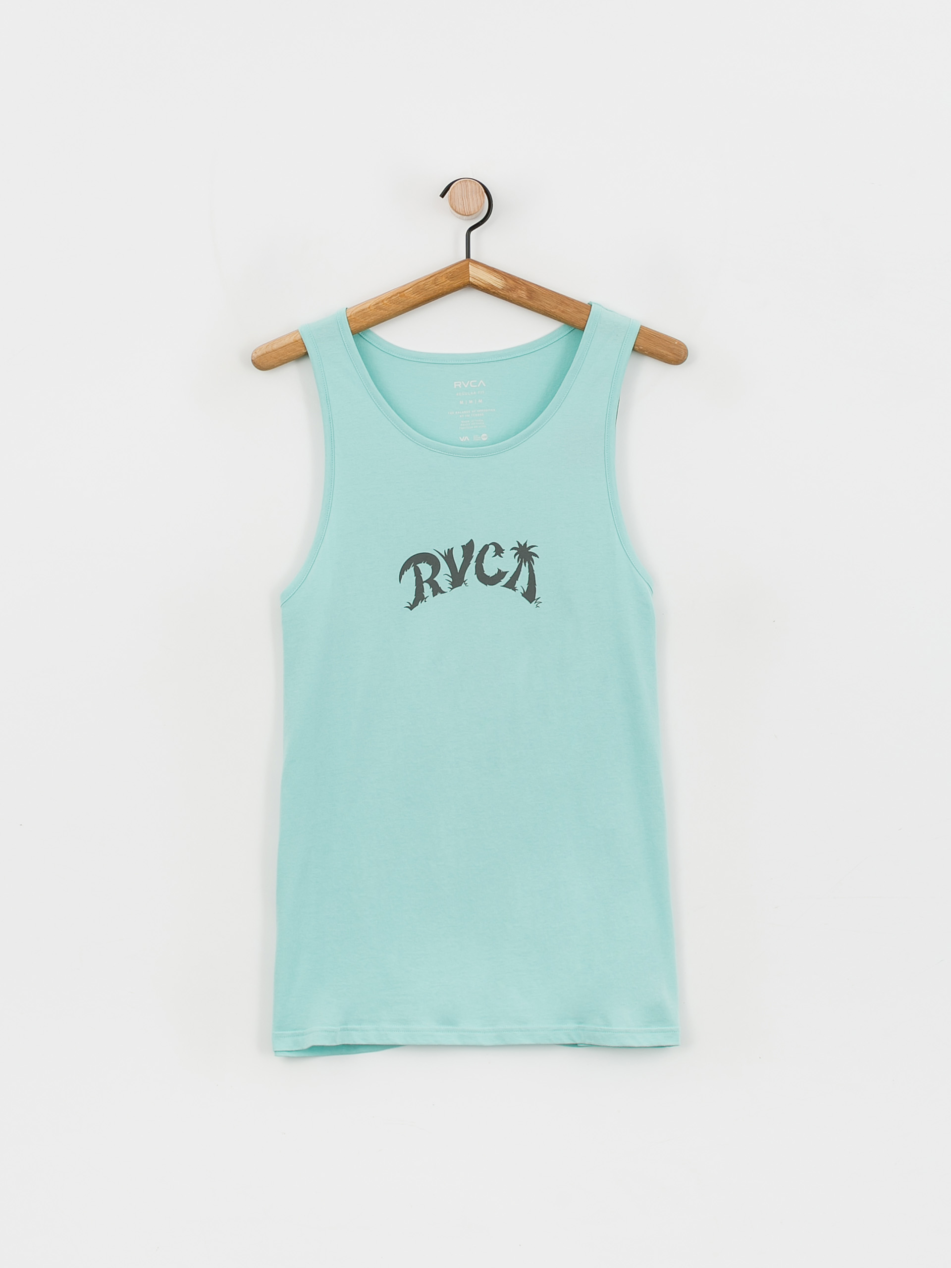 RVCA Lost Island Tank top - blue (aqua haze)