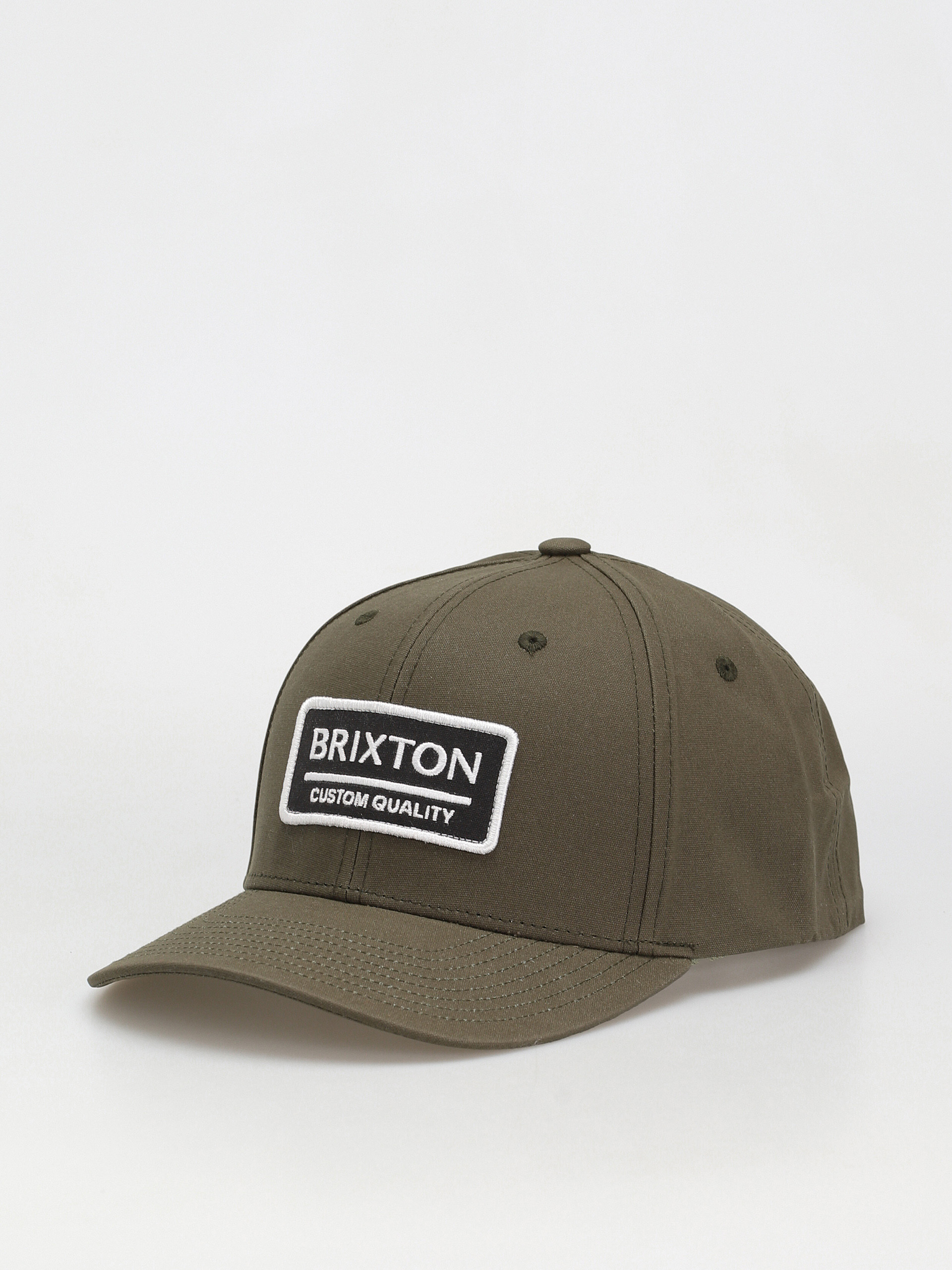 Brixton Palmer Proper X Mp Snapback Cap - green (military olive)