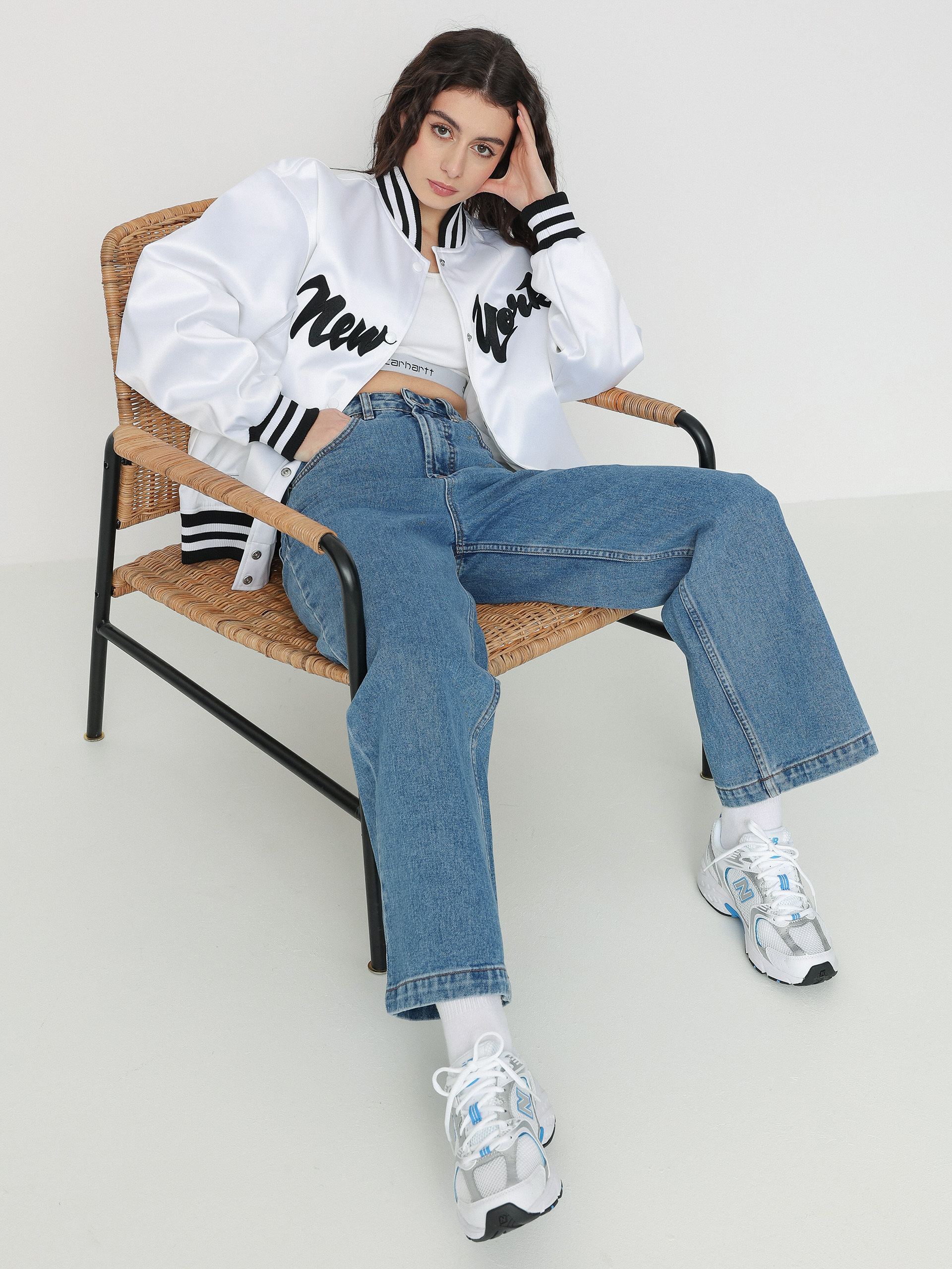 RVCA Stopper Jacket Wmn - white (whisper white)