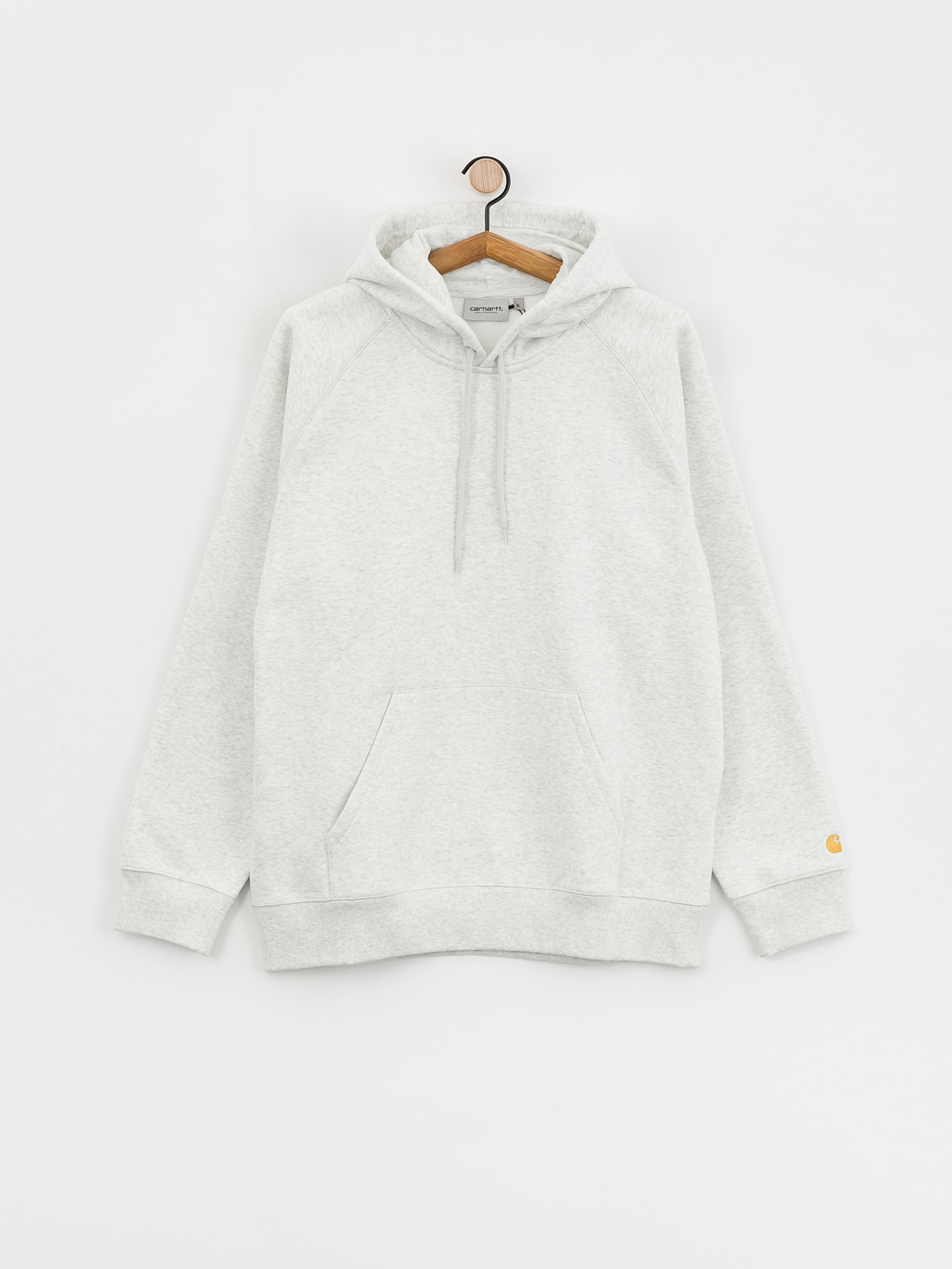 Carhartt WIP Chase HD Hoodie (ash heather/gold)