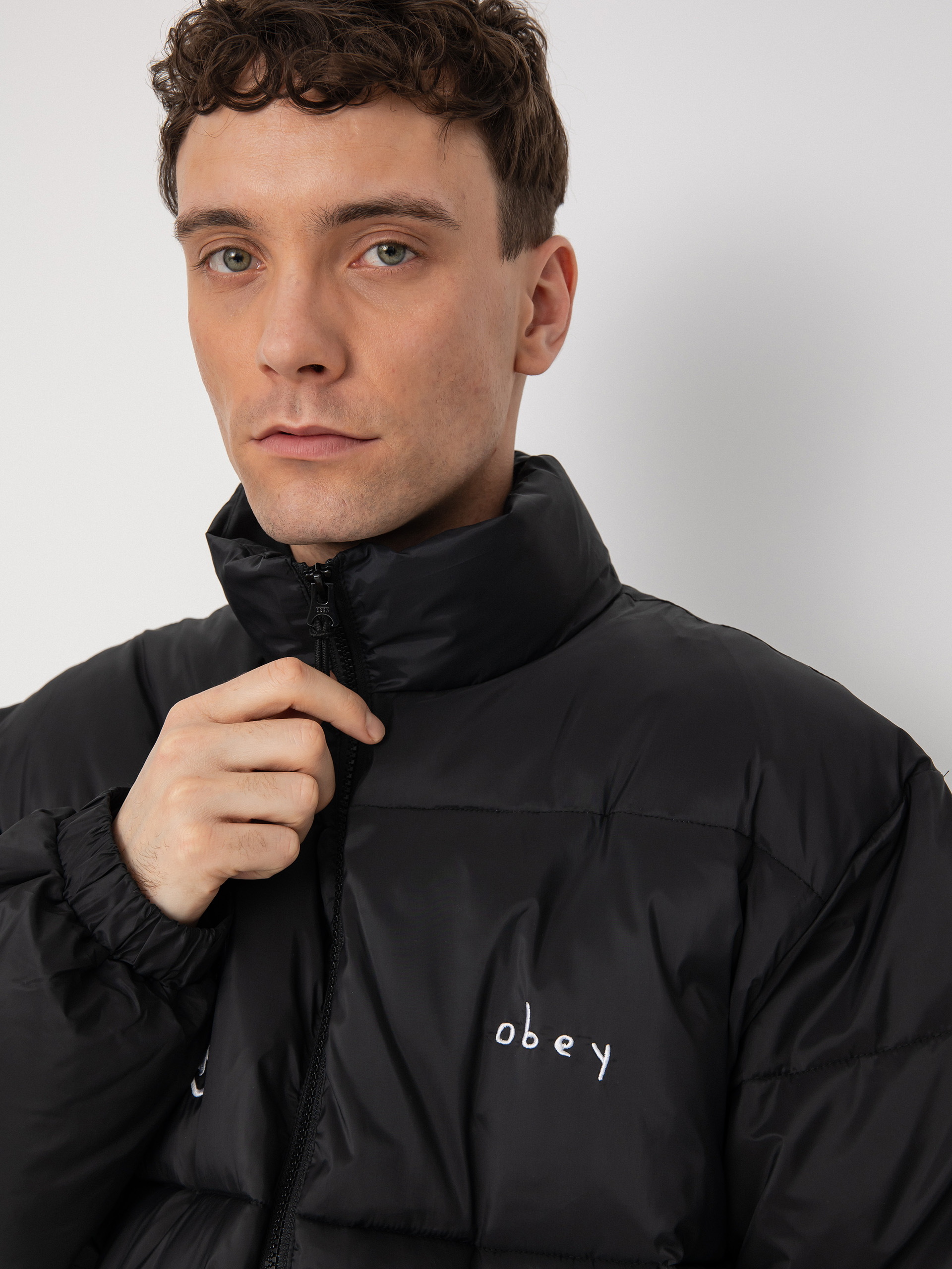OBEY Headspace Puffer Jacket - black (black)