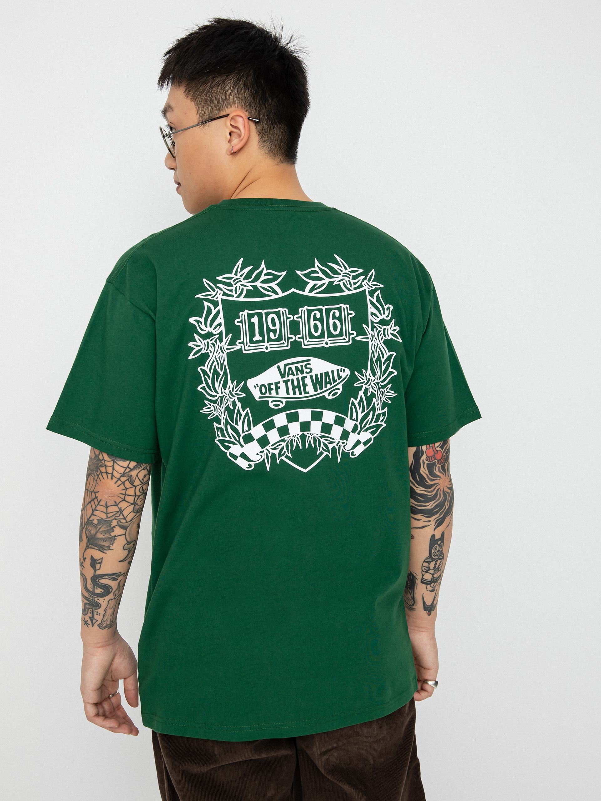 Vans Academy Crest T-shirt - green (eden)
