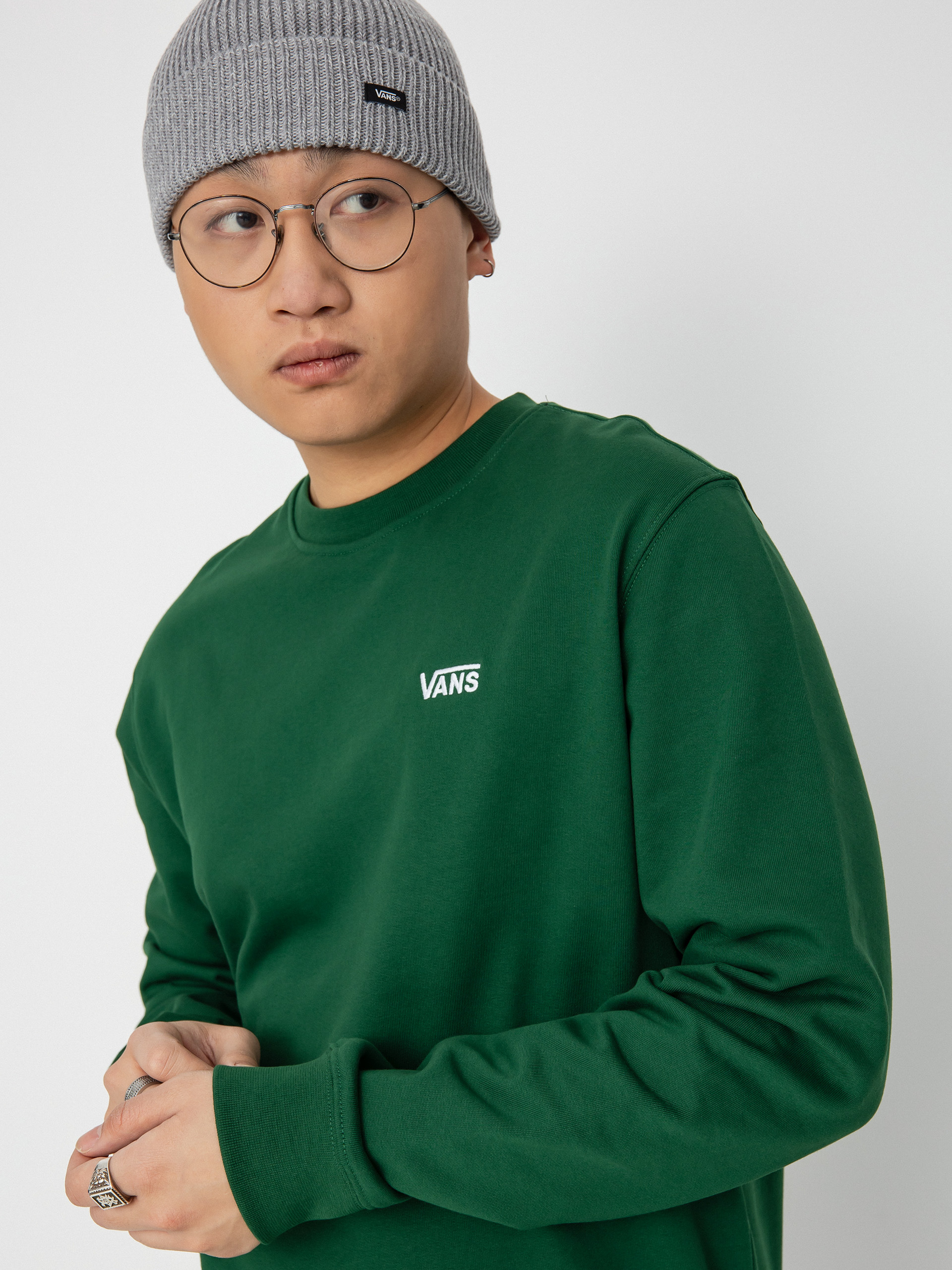 Vans Core Basic Sweatshirt - green (eden)