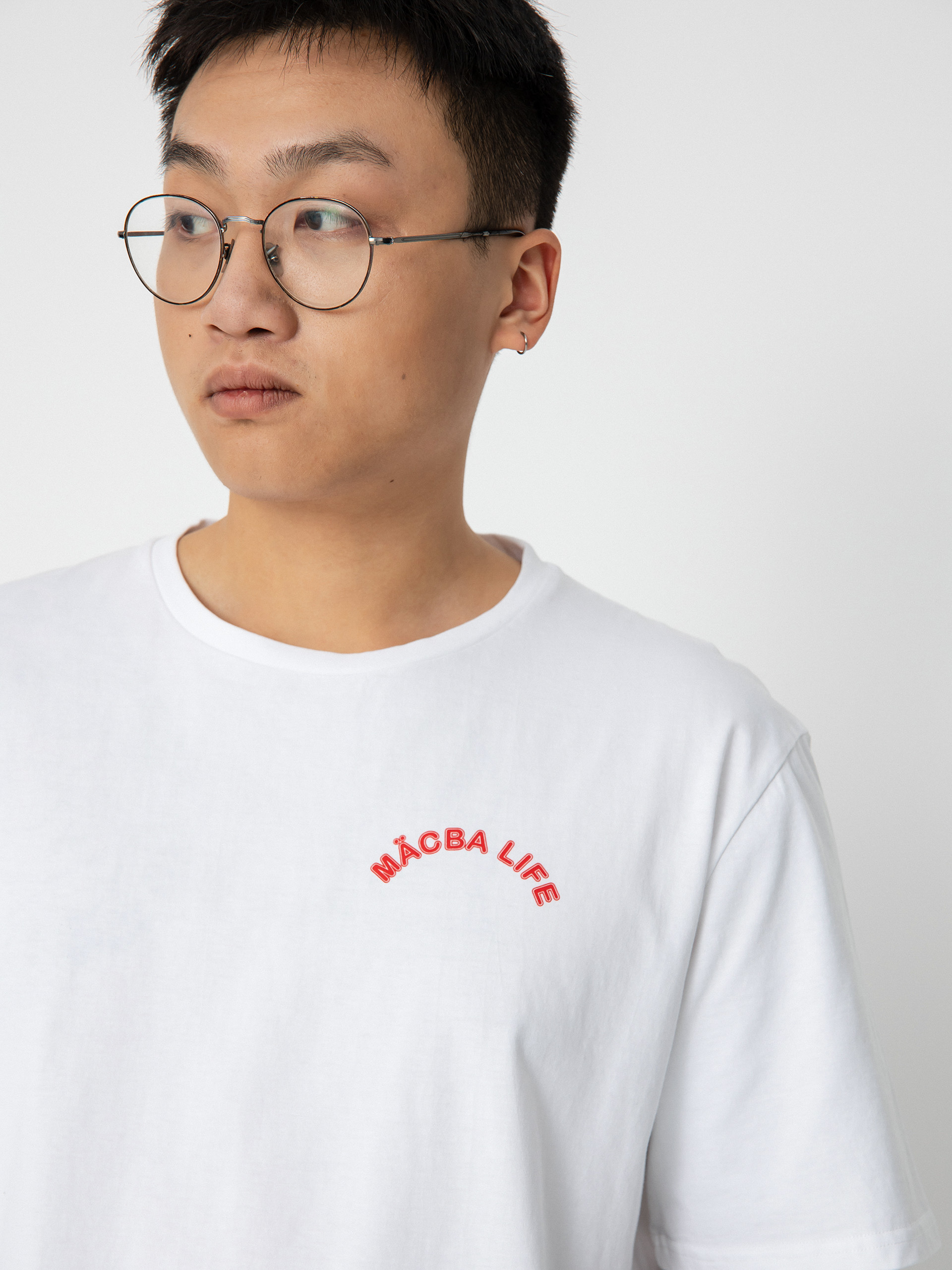 Macba Life Donner T-shirt (white/red)