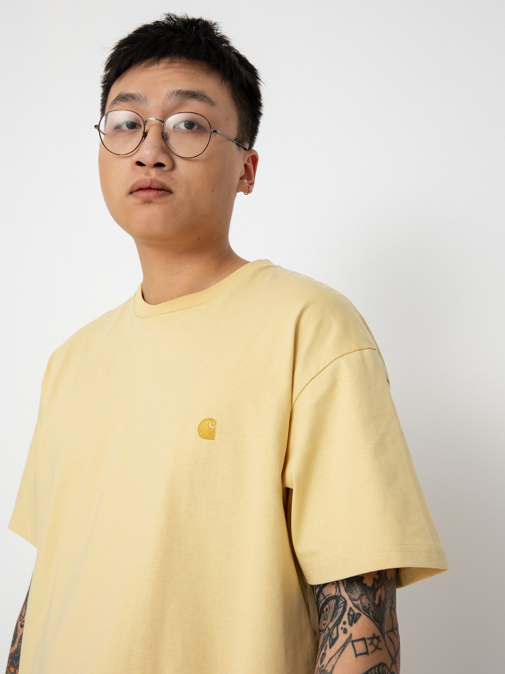 Carhartt WIP Chase T-shirt - green (citron/gold)