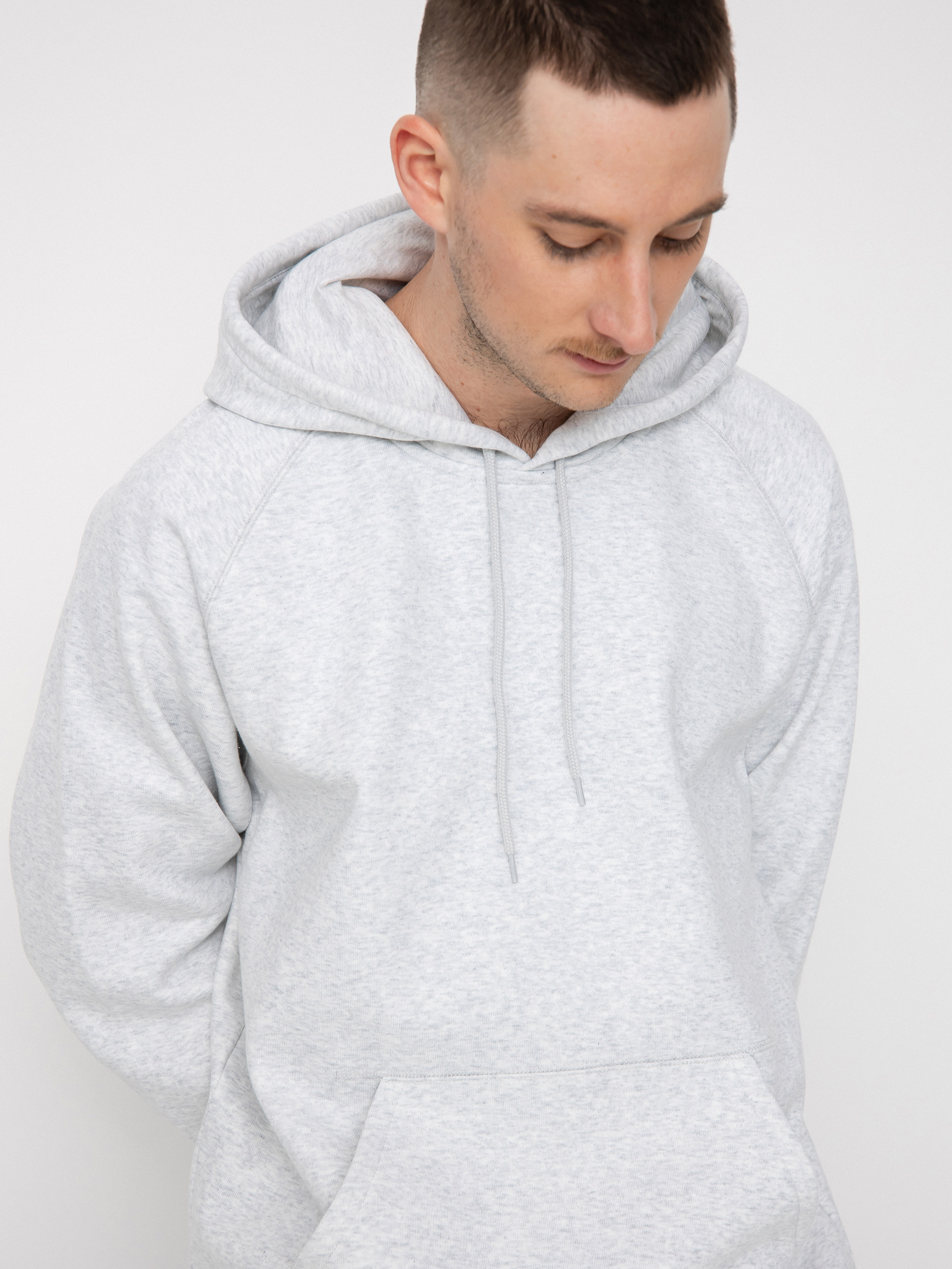 Carhartt WIP Chase HD Hoodie (ash heather/gold)