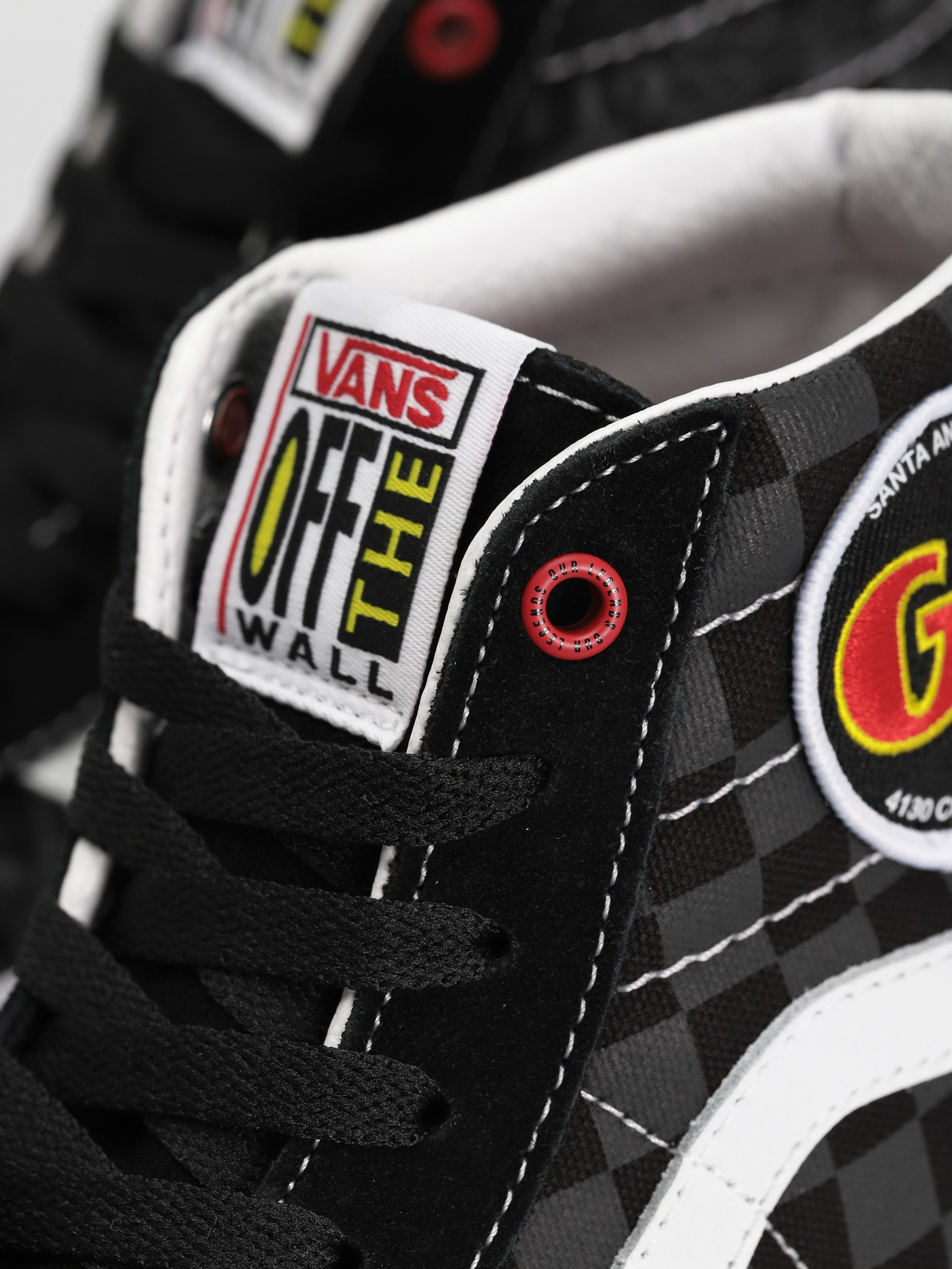 Vans Sk8 Hi Reissue Shoes (our legends gt/dyno black/red)