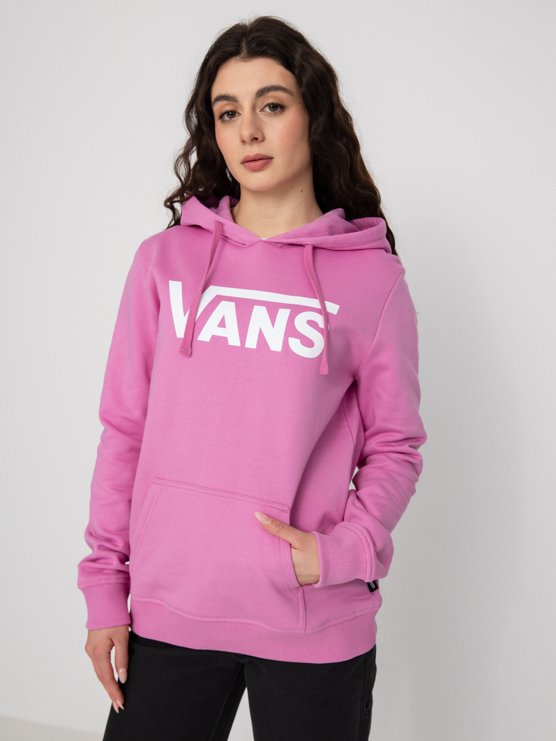 Vans Classic V II HD Hoodie Wmn - pink (classic cyclamen)