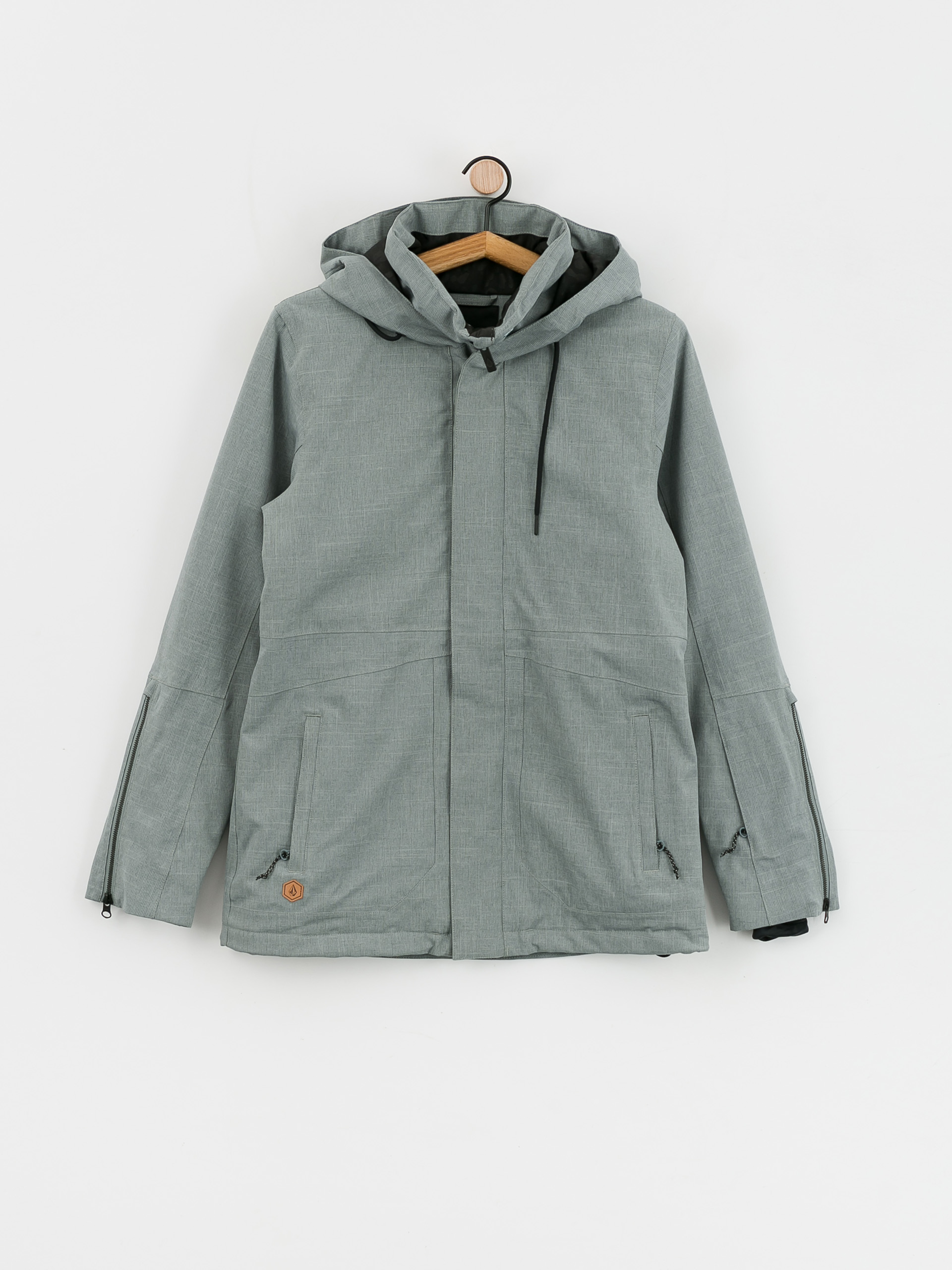 Volcom Sherwin Ins Snowboard jacket Wmn - grey (green ash)
