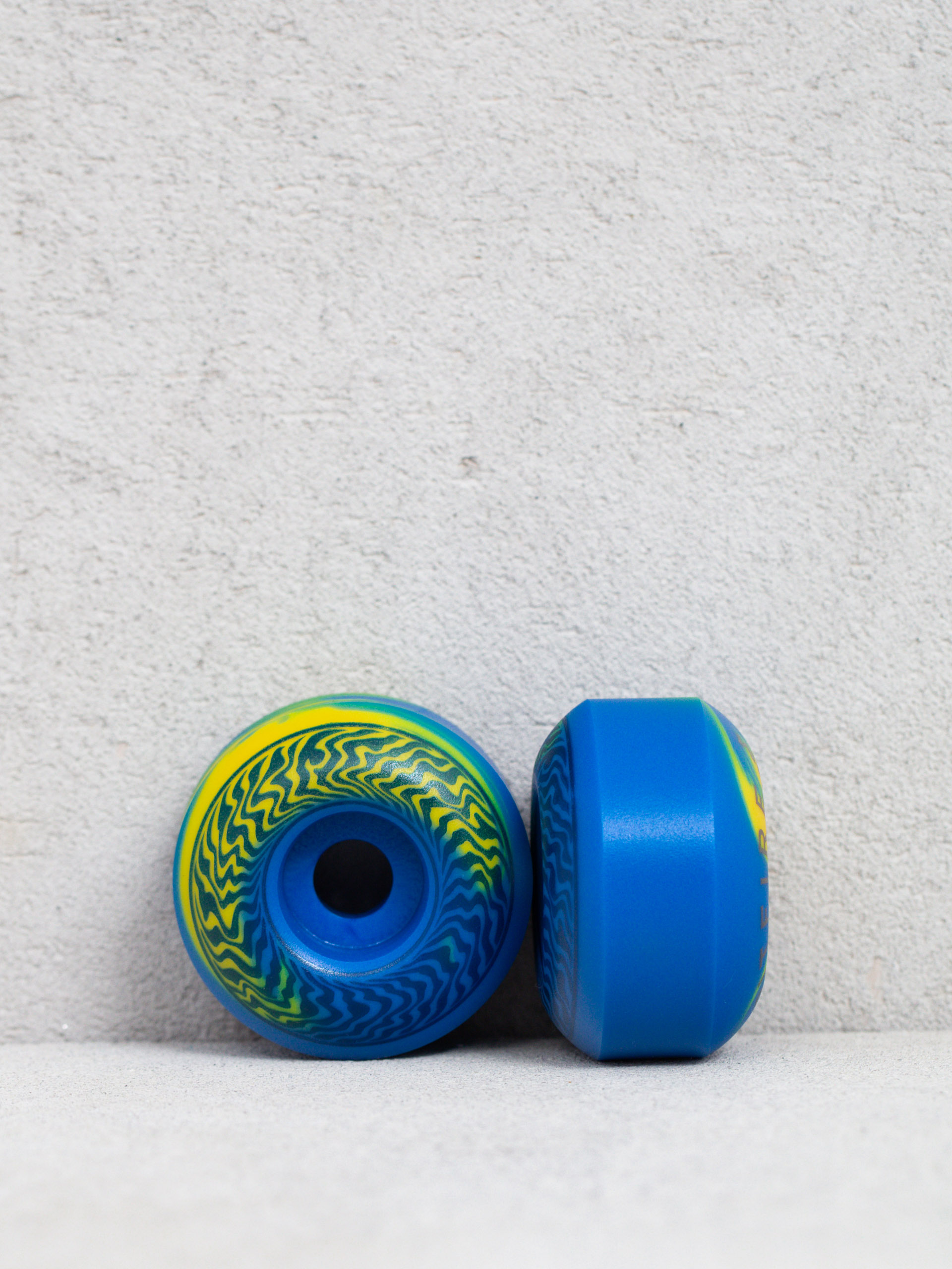 Spitfire F4 99D Swirled Classic Wheels (blue/yellow)