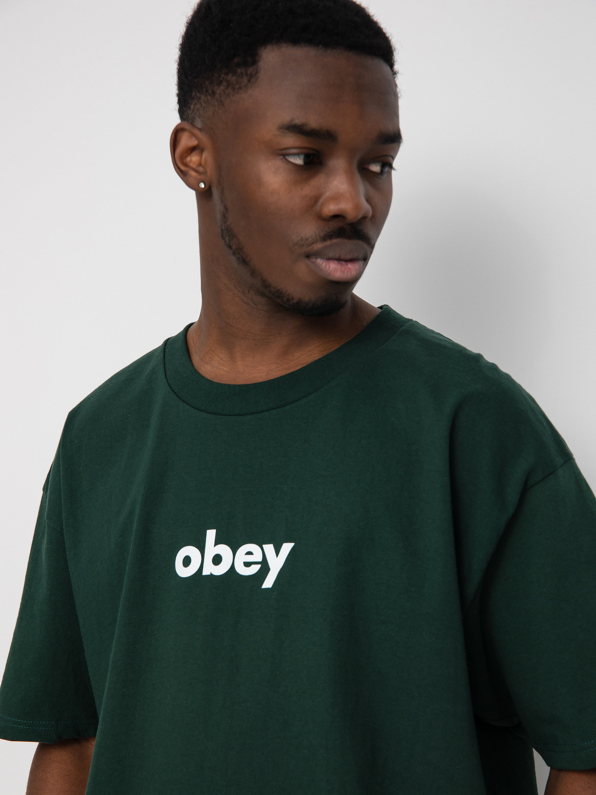 OBEY Lower Case 2 T-shirt - green (forest)