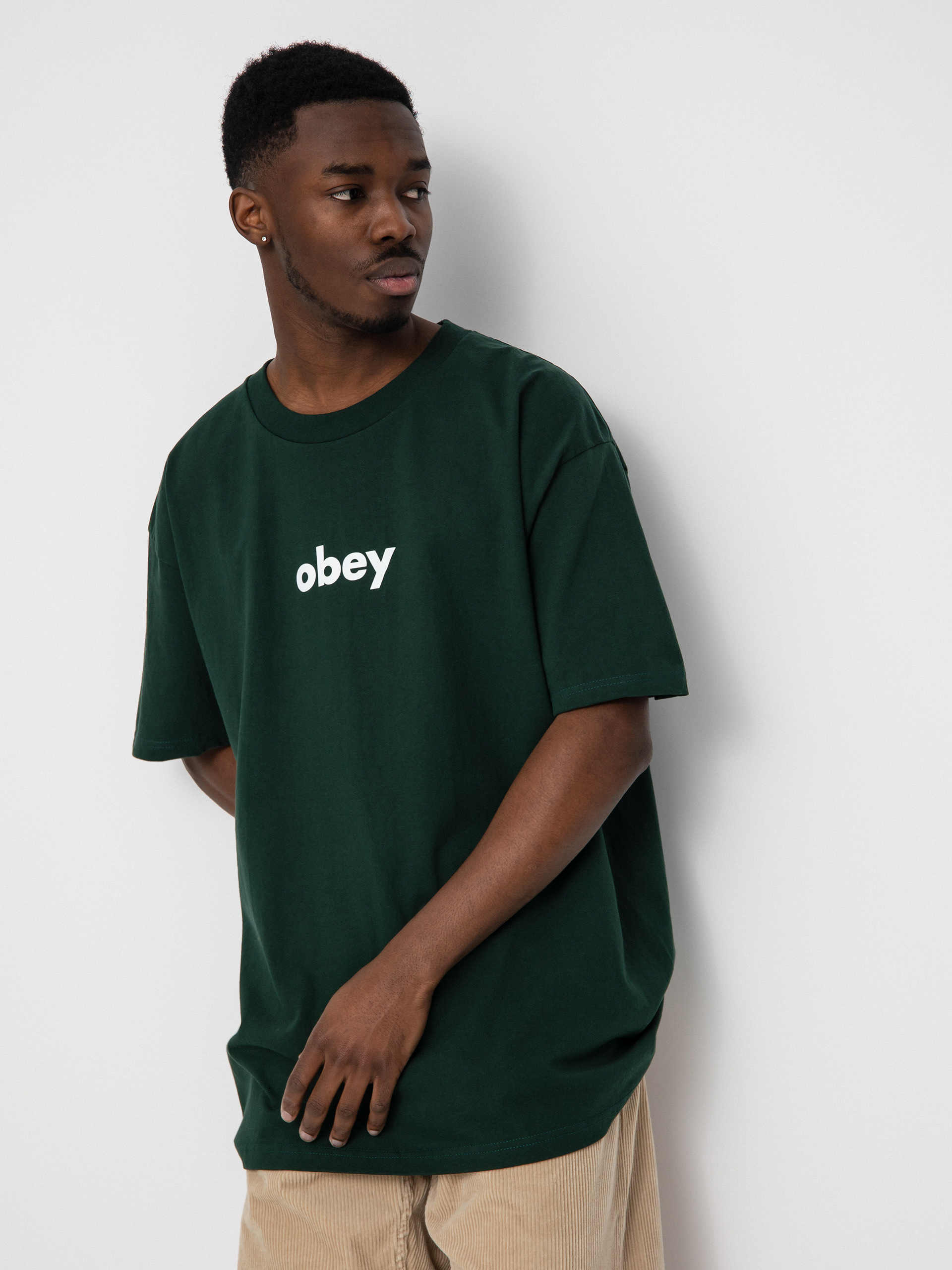 OBEY Lower Case 2 T-shirt - green (forest)